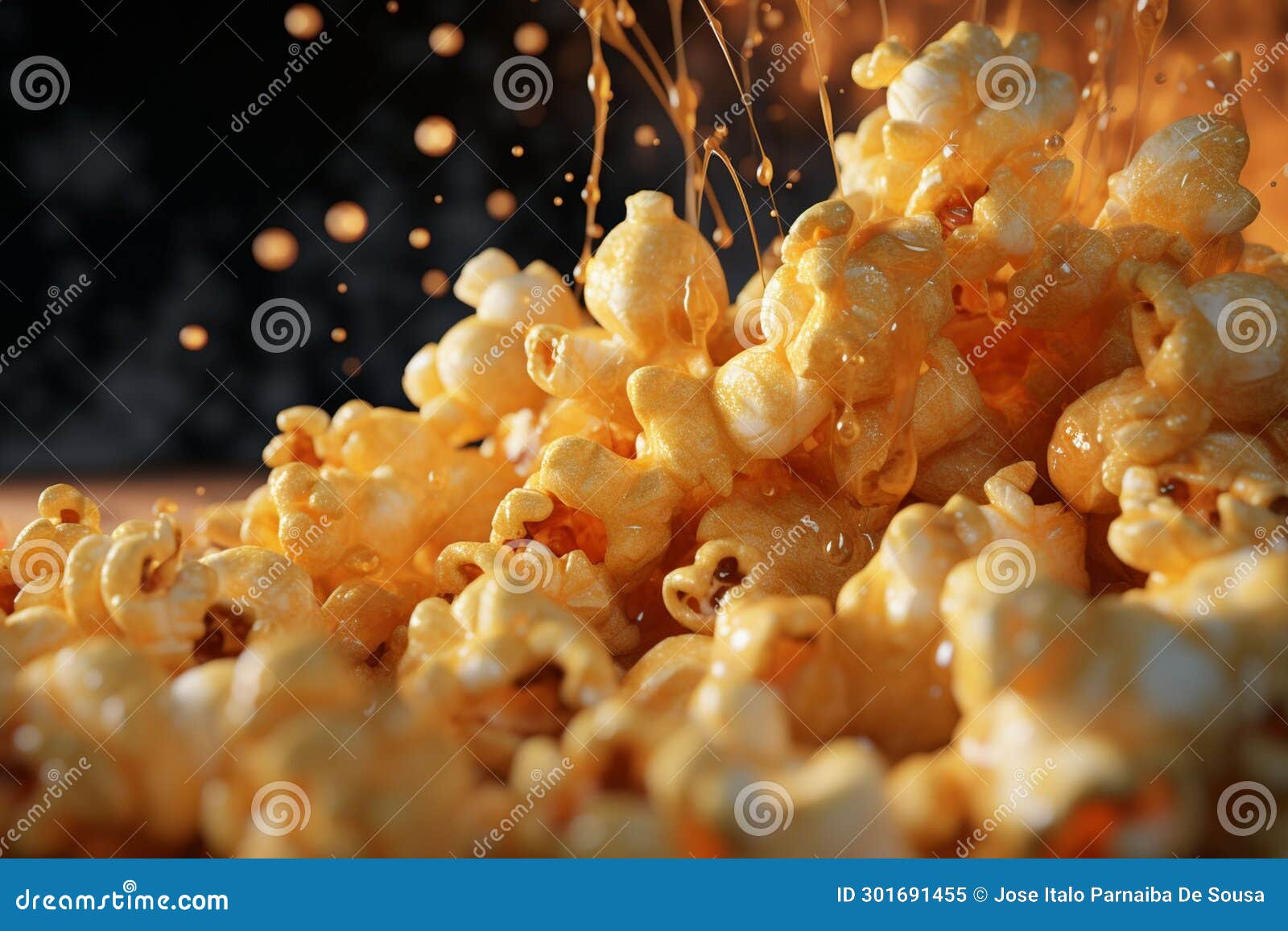 Popcorn Popping Sequence Background Wallpaper Cartoon Vector ...