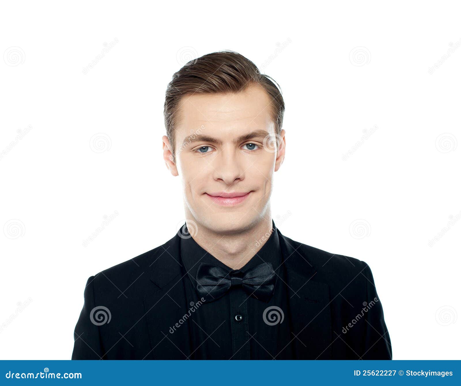 Closeup Portrait of Charming Young Man Stock Image - Image of portrait ...
