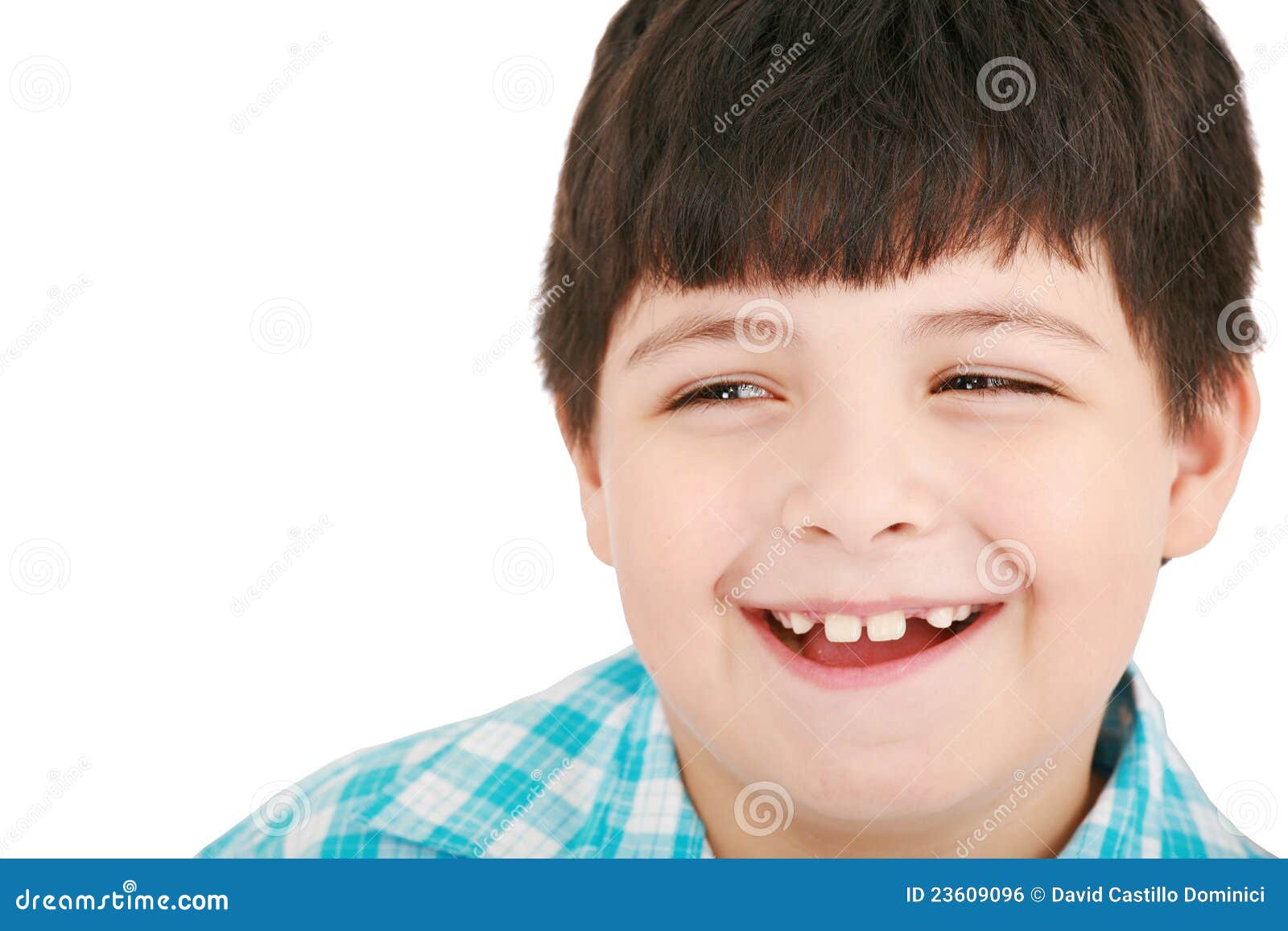 Closeup Portrait of Cute Little Boy Laughing Stock Photo - Image of ...