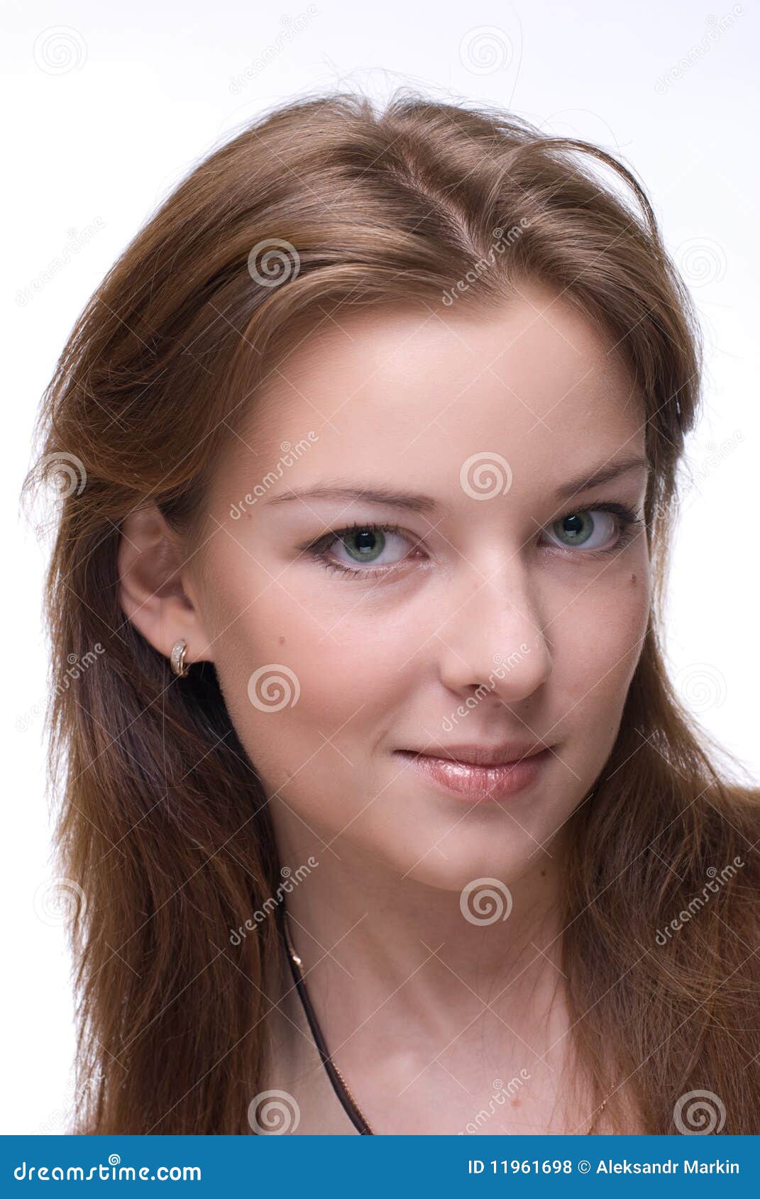 Closeup Portrait of Girl with Clear Makeup Stock Photo - Image of ...