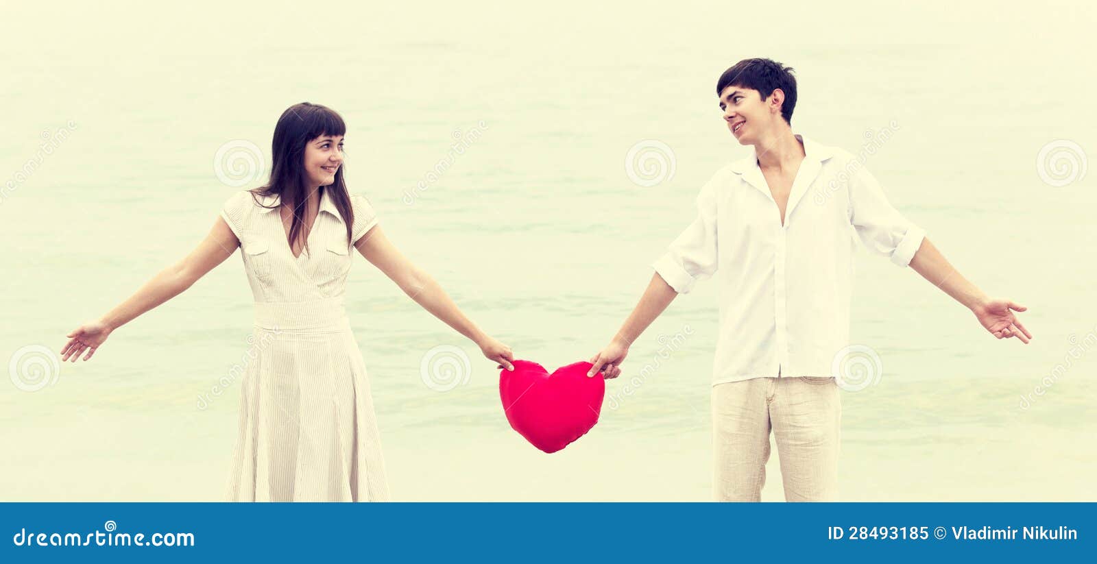 Closeup Portrait of Happy Couple Stock Image - Image of beautiful ...