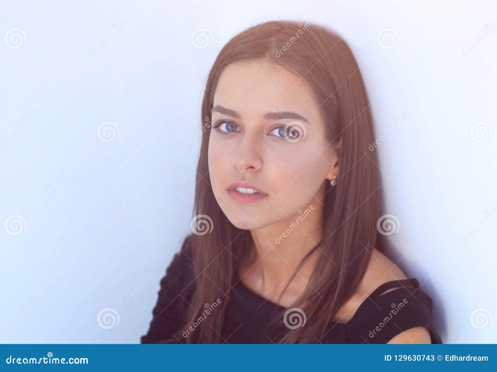Closeup.portrait of Pensive Young Woman Stock Image - Image of concepts ... Closeup.portrait of Pensive Young Woman Stock Image - Image of concepts ...