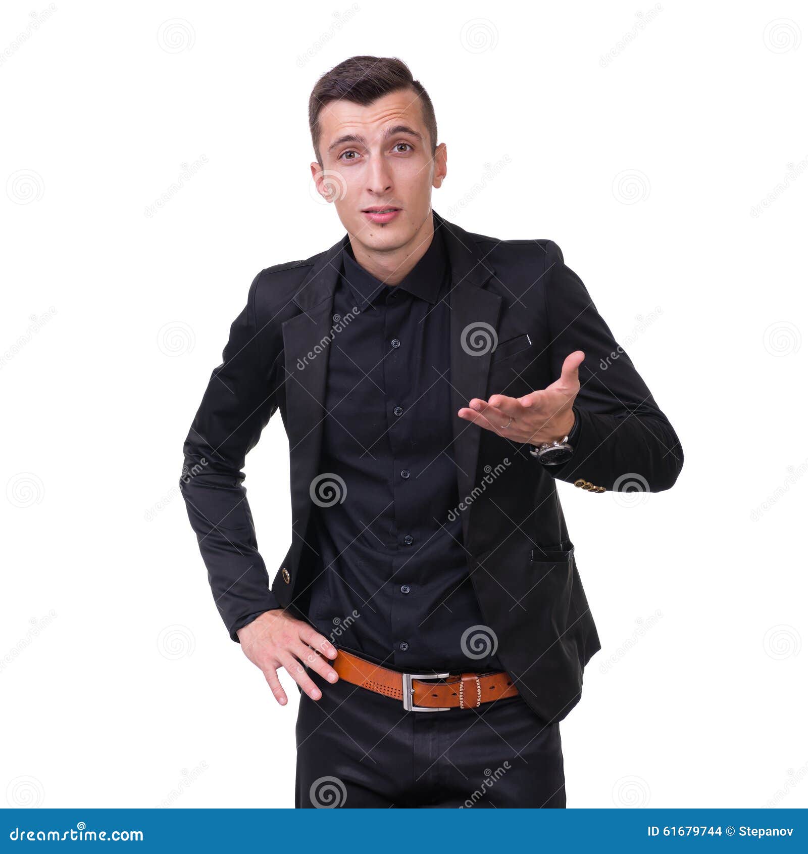 Closeup Portrait of Resentful Man Isolated on Stock Photo - Image of ...