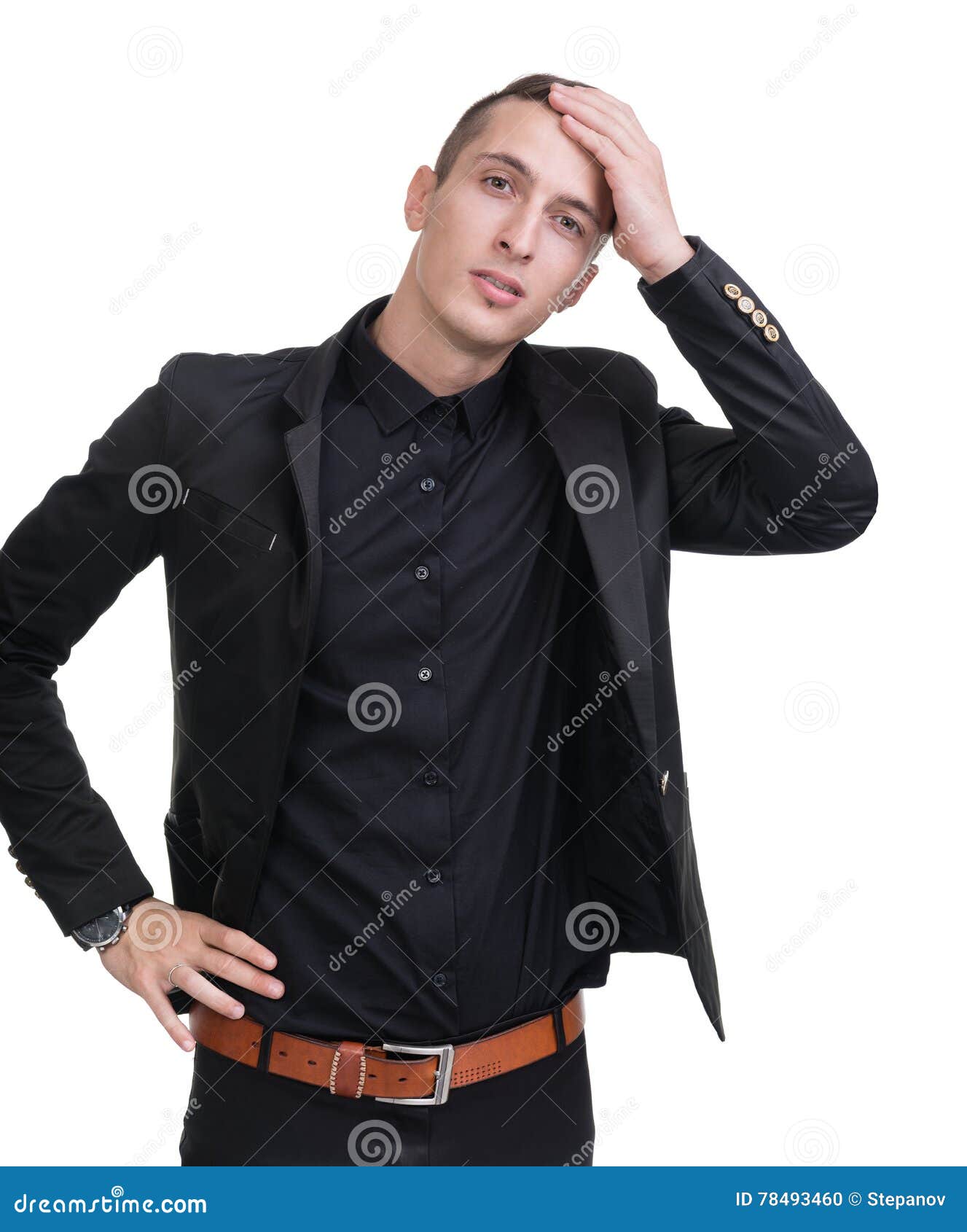 Closeup Portrait of Sad and Depressed Man Isolated on White Stock Photo ... Closeup Portrait of Sad and Depressed Man Isolated on White Stock Photo ...