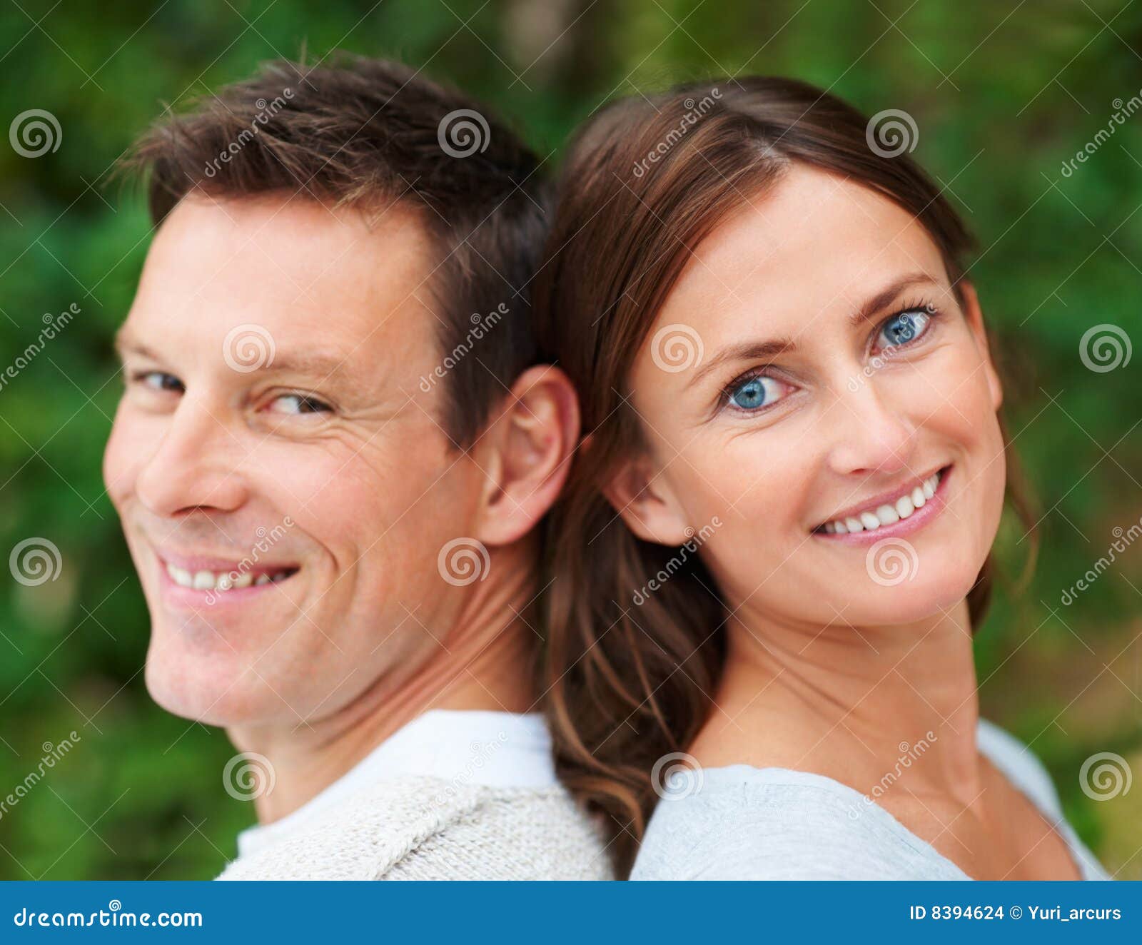 Closeup Portrait of Young Couple Standing Stock Photo - Image of lovely ...