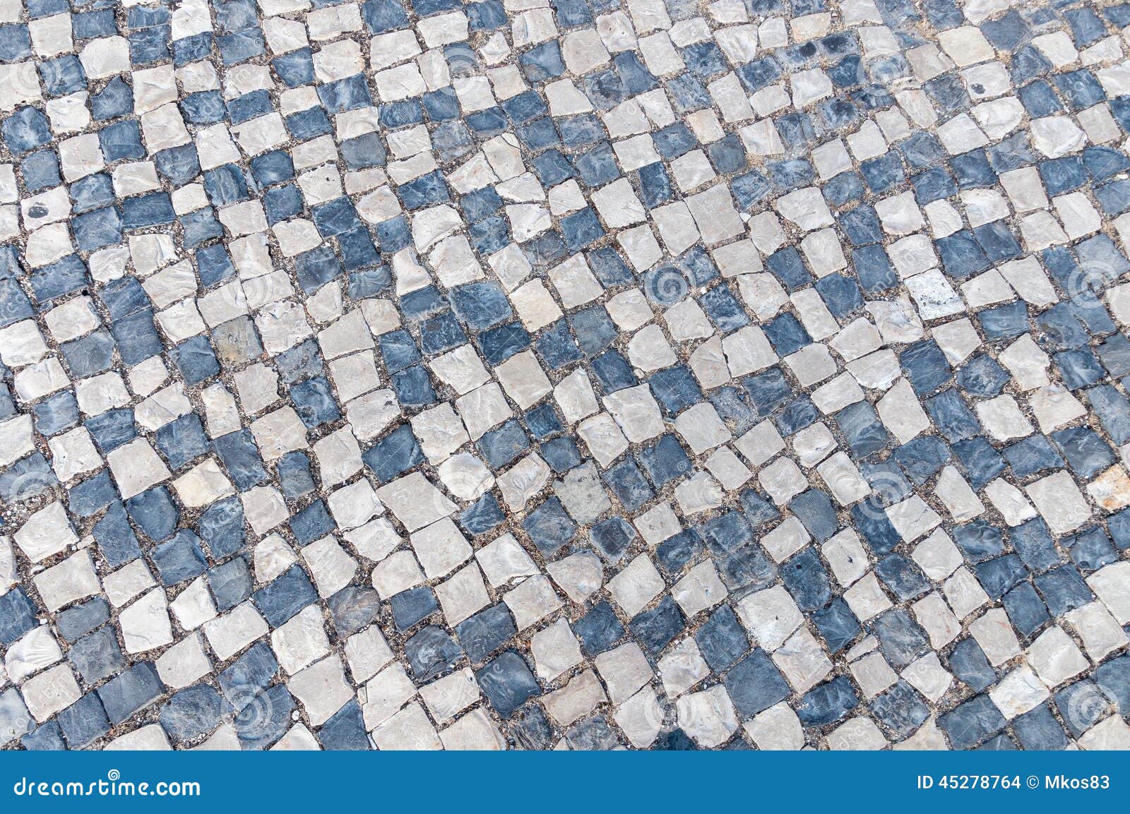 Closeup of Portuguese Typical Pavement, Calcada Stock Photo - Image of ...