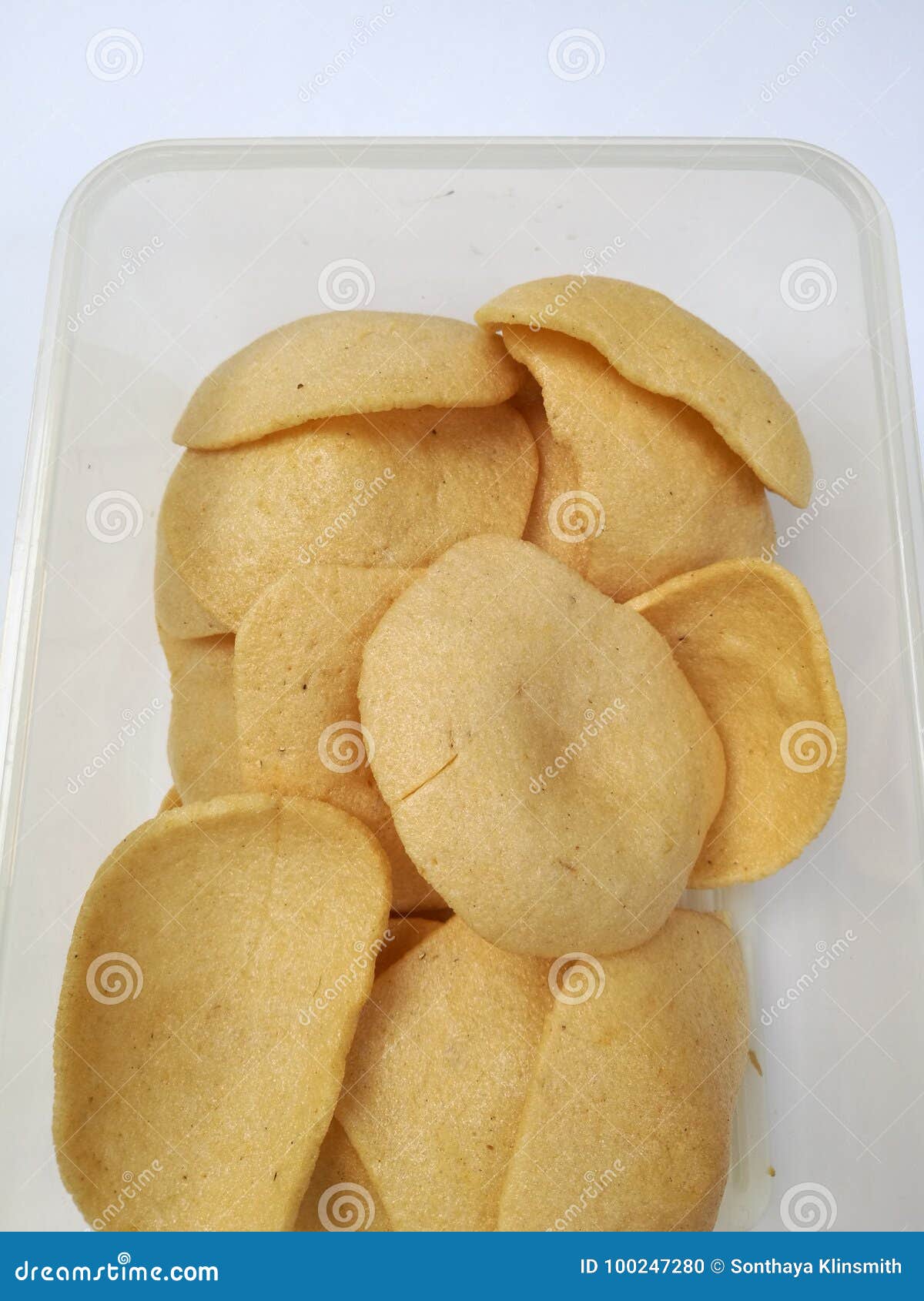 Prawn crackers closeup stock photo. Image of crisp, crackers - 100247280