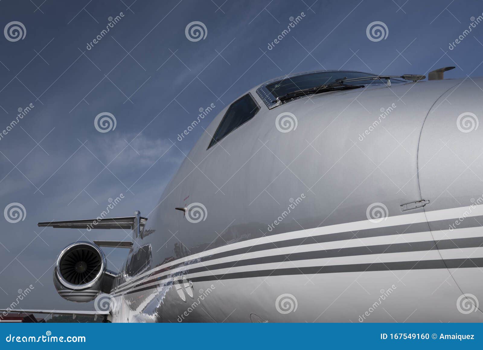 Closeup of a Private Business Jet Editorial Image - Image of industry ...