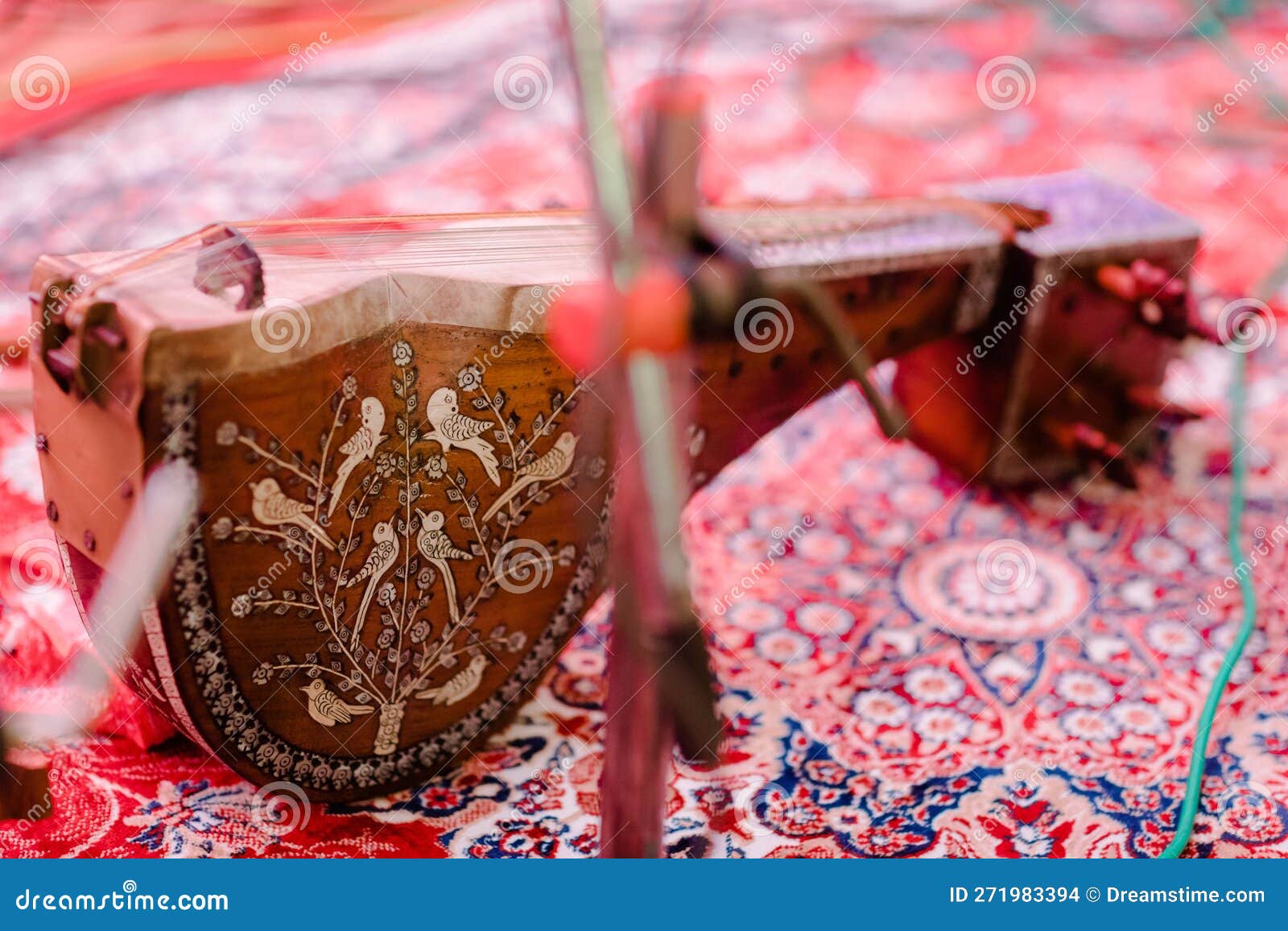 Closeup of a Rabab Musical Instrument Stock Photo - Image of stringed ...