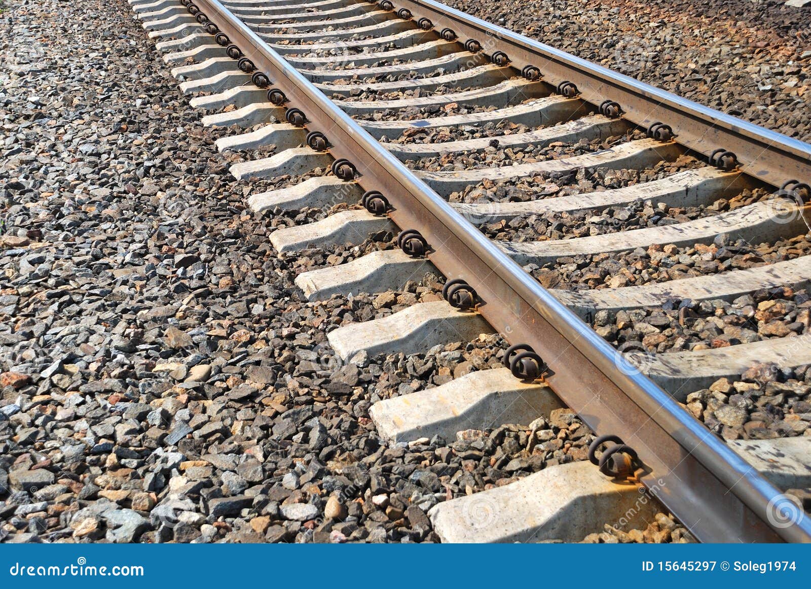 Closeup of railroad stock image. Image of background - 15645297