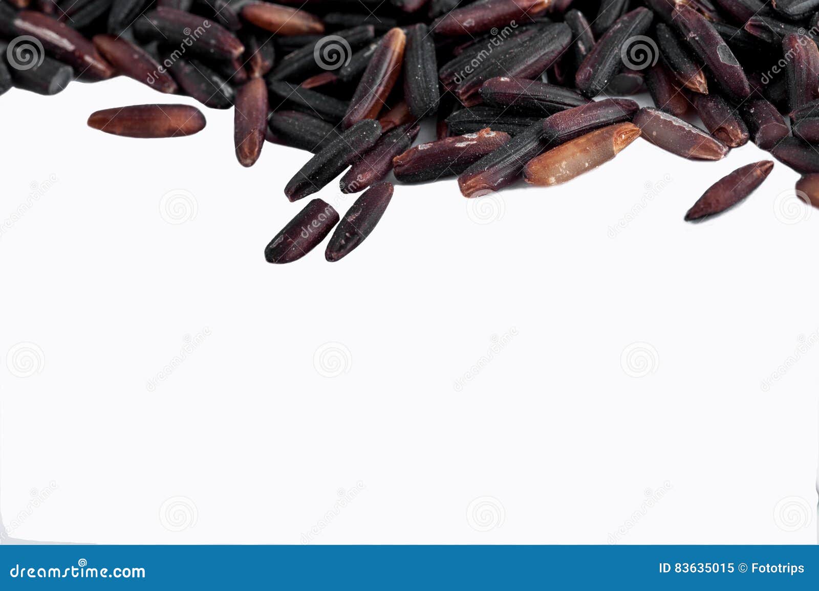 Closeup of Raw Purple Riceberry Rice Stock Image - Image of crossbred ...