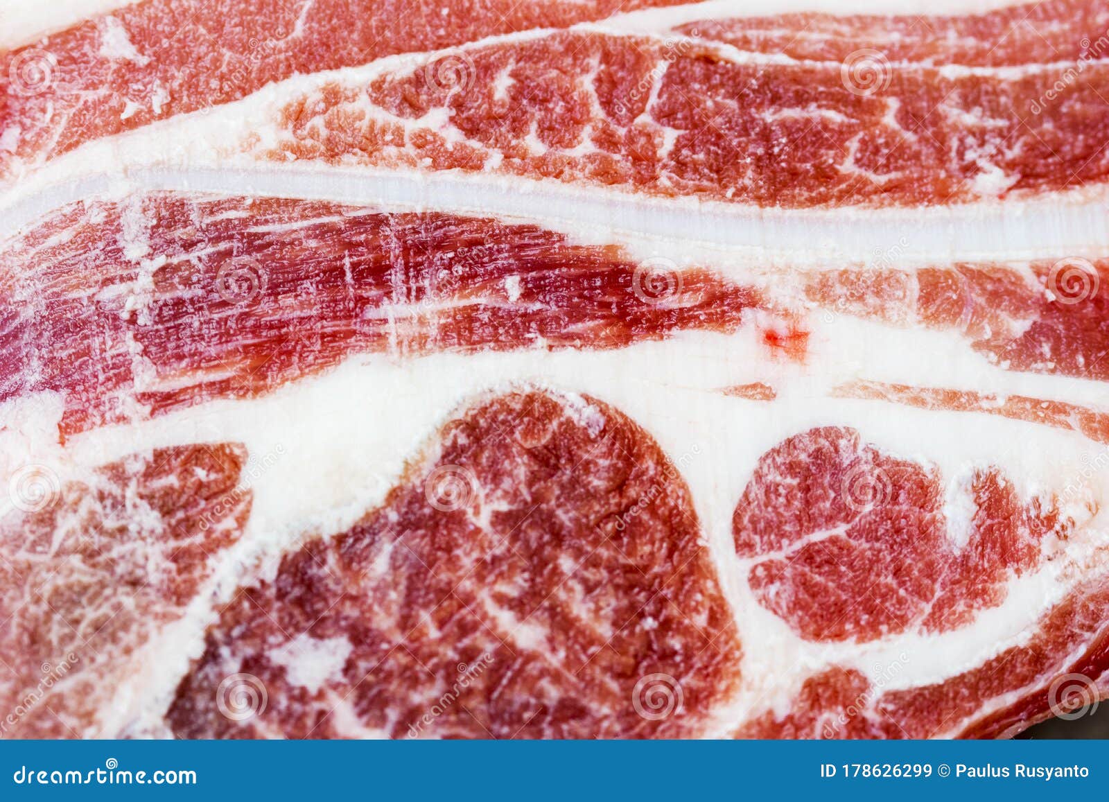 Closeup of Raw T-bone Steak Texture for Grill Stock Image - Image of ...