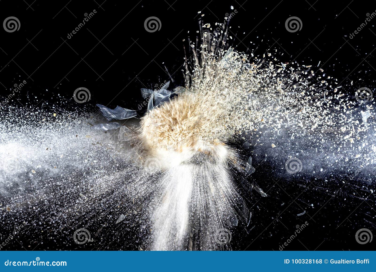 Real explosion background stock photo. Image of spark - 100328168