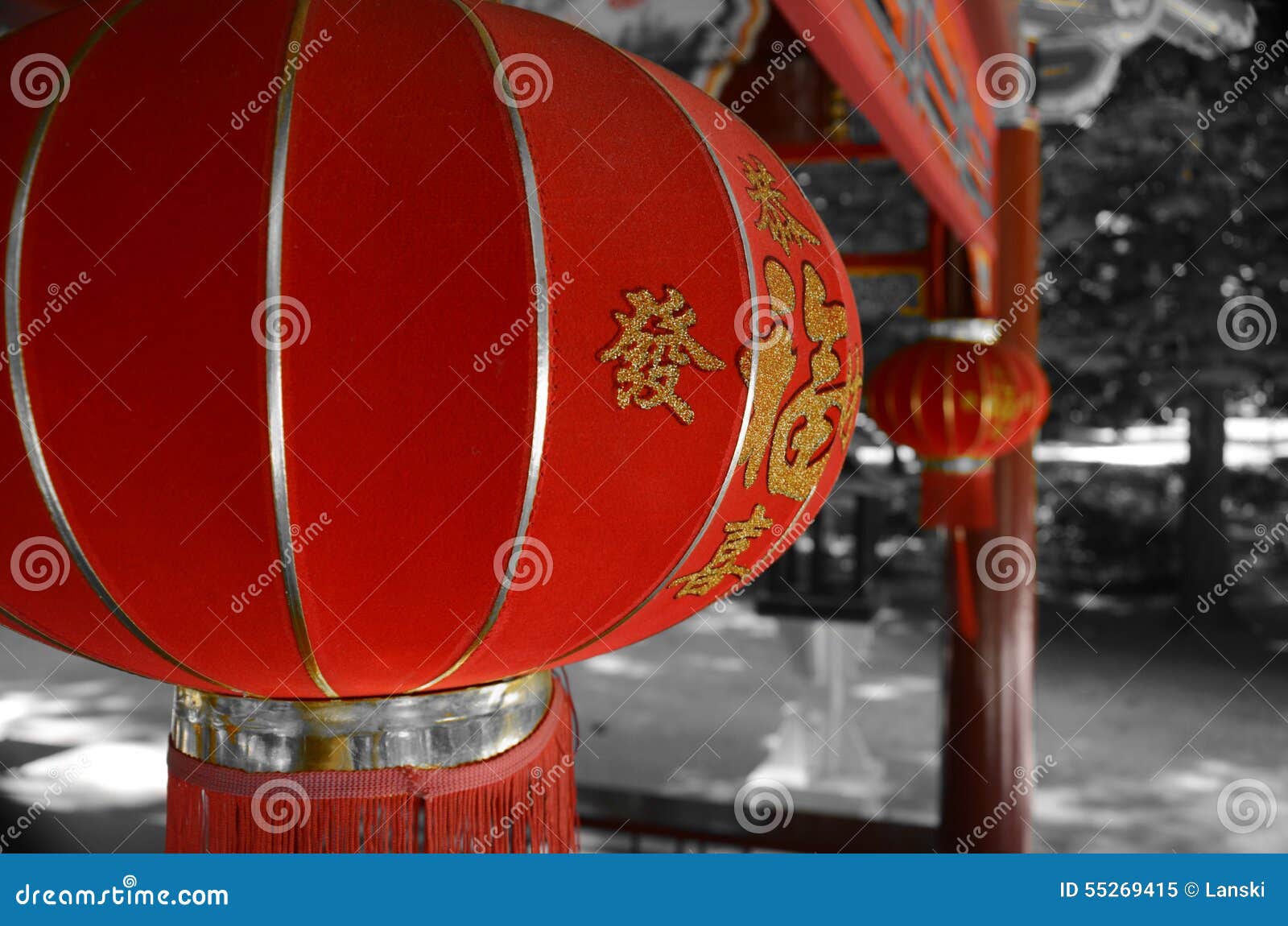 Closeup red asian lantern stock image. Image of asian - 55269415