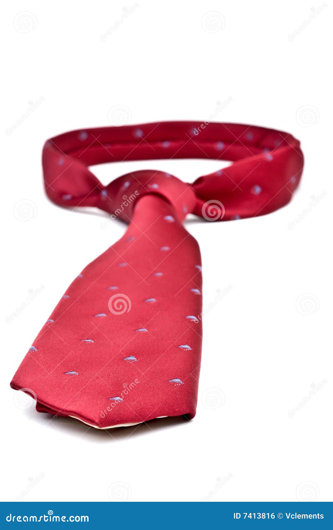 Closeup of a Red Business Tie Stock Photo - Image of wardrobe, formal ...