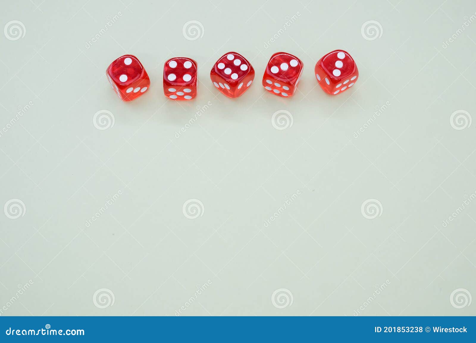 Closeup of Red Rolling Dice on a White Background Stock Photo - Image ...