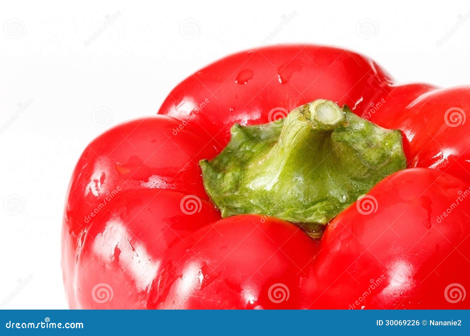 Closeup of red pepper stock photo. Image of kitchen, gardening - 30069226