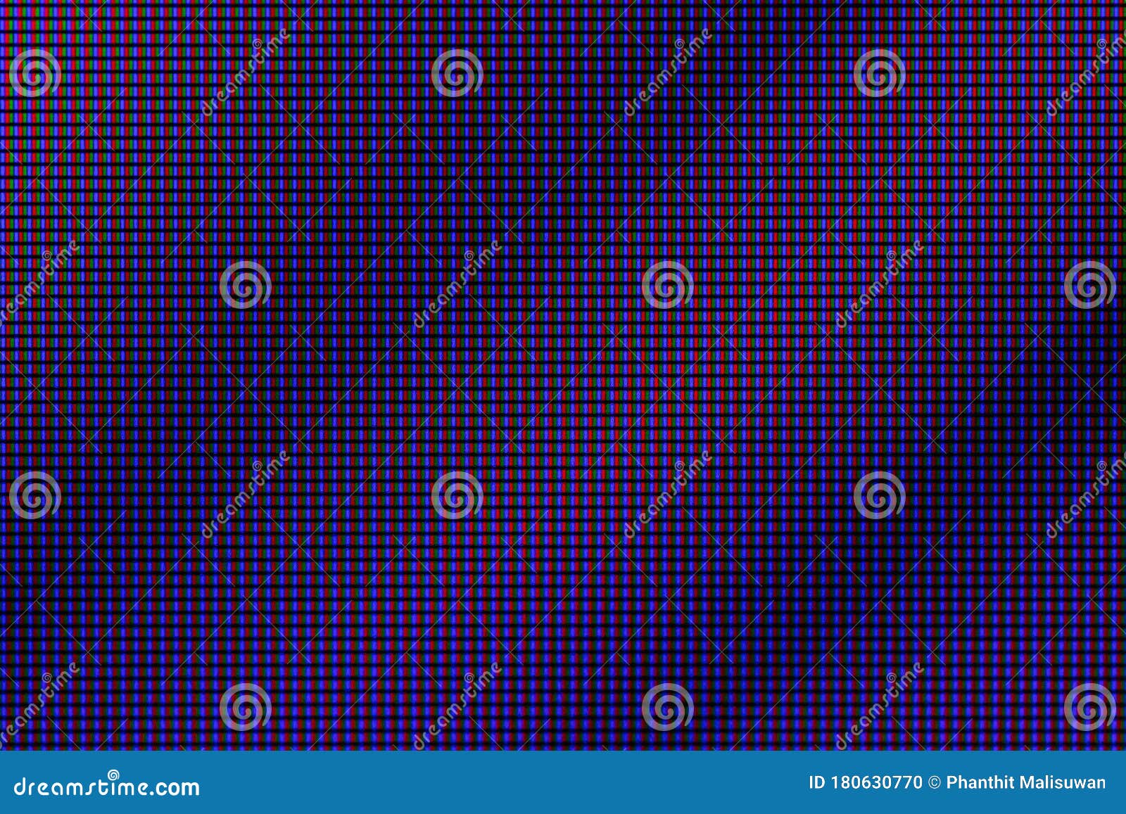 Closeup RGB LED Diode from LED TV or LED Monitor Computer Screen ...
