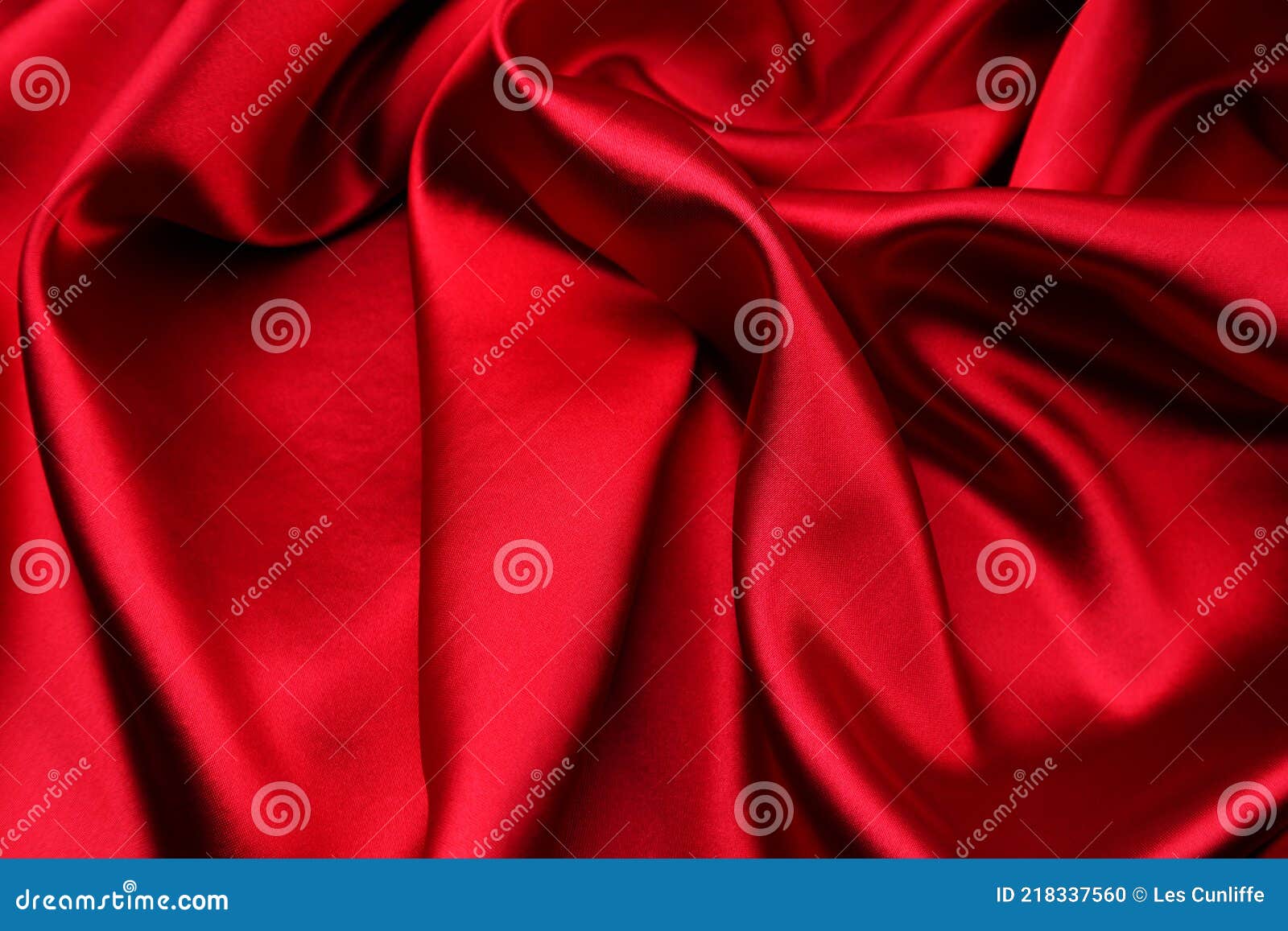 Red silk fabric stock photo. Image of ripples, satin - 218337560