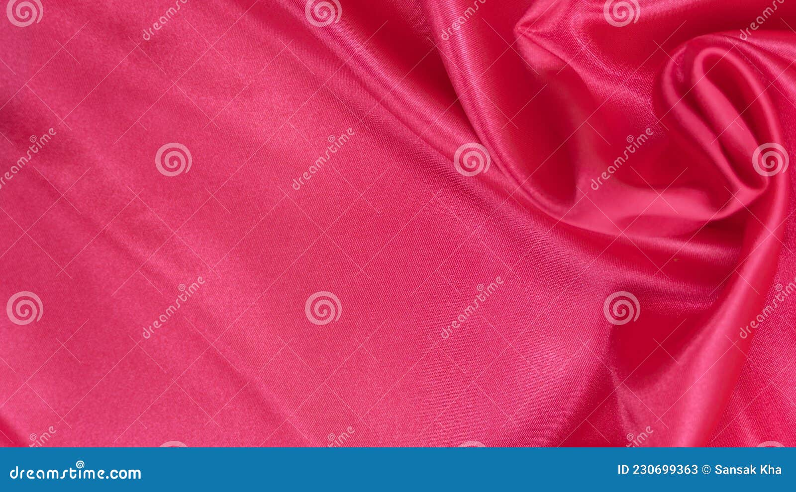 Closeup of Rippled Silk Fabric Stock Image - Image of romantic, pink ...