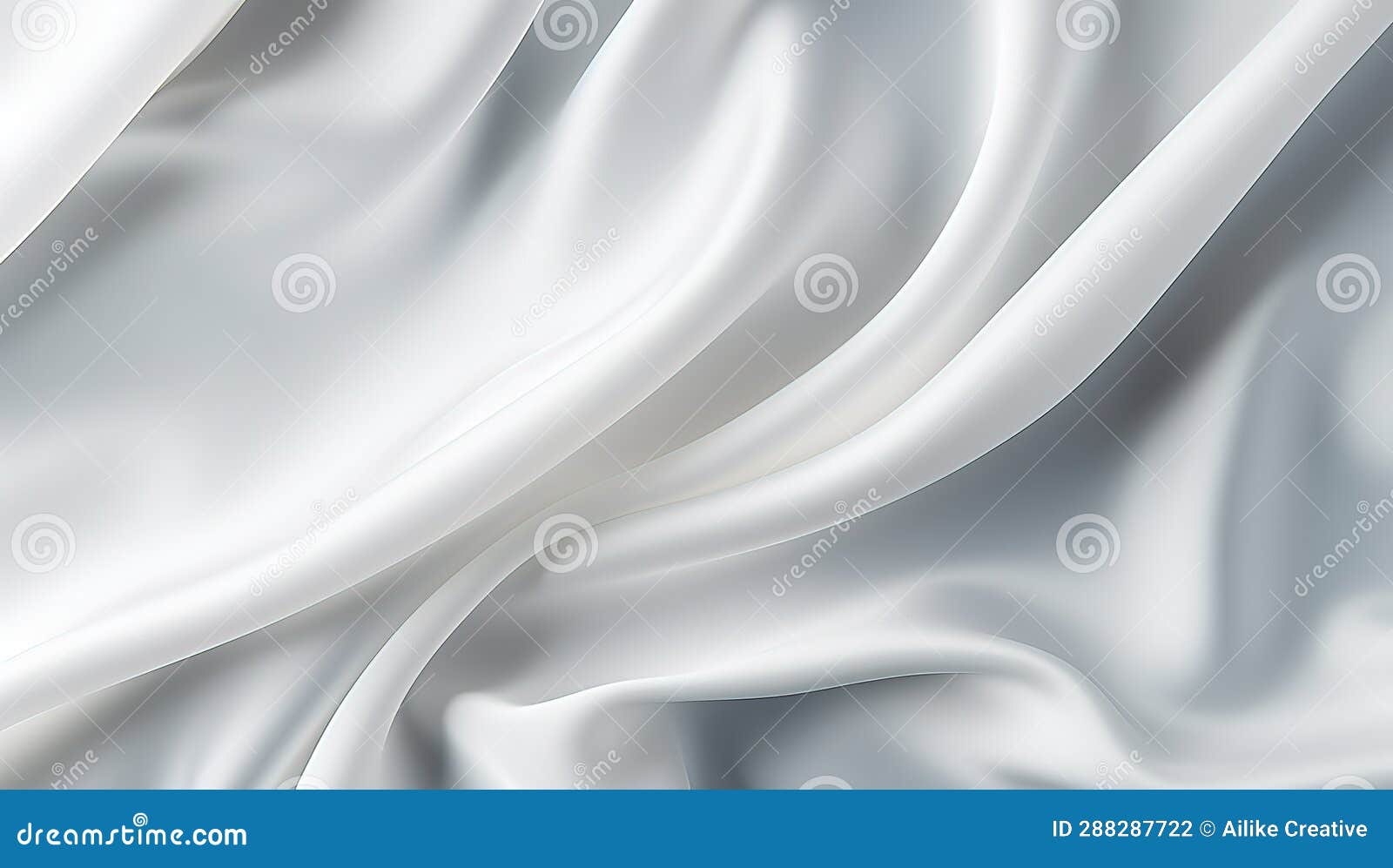 Closeup of Rippled White Silk Fabric Cloth Lines Stock Illustration ...