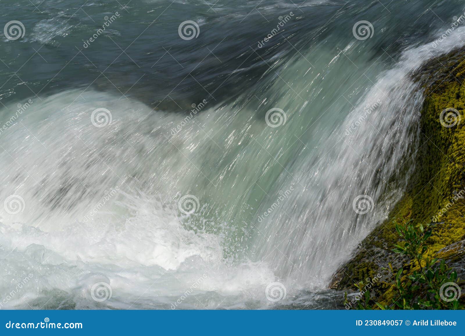 Closeup of River and Water Flow Stock Image - Image of environment ...