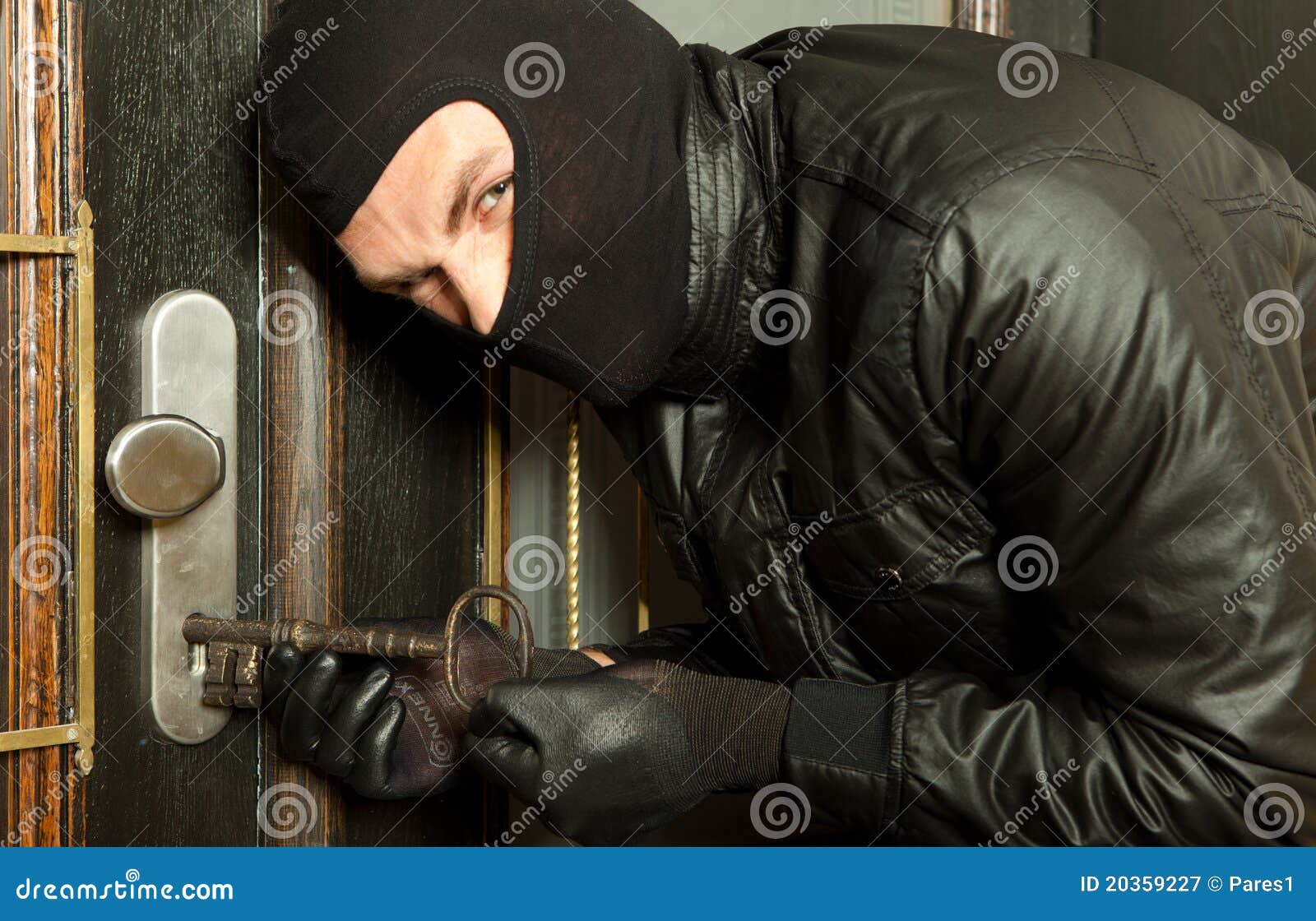 Closeup robber stock image. Image of burglar, mafia, gunman - 20359227