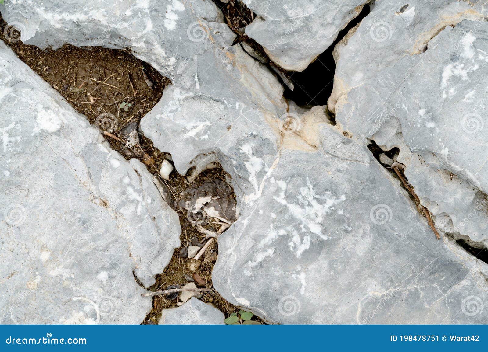 Closeup Rock Pattern with Hole in Nature Stock Image - Image of floor ...