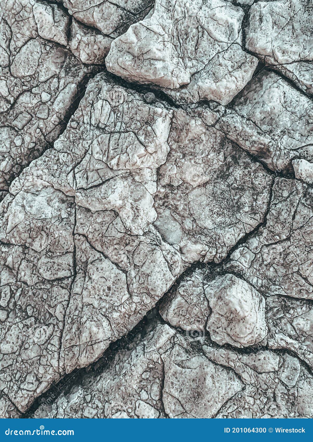 Closeup of Rock Texture with Cracks, Vertical Shot Stock Photo - Image ...