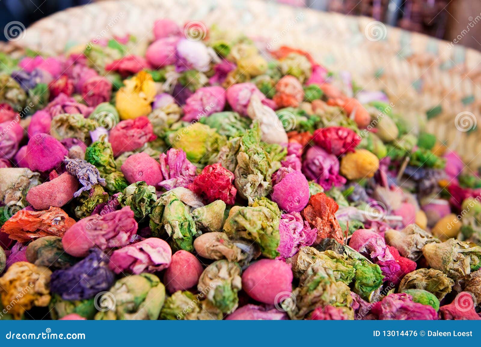 Closeup rosebud potpourri stock photo. Image of aroma - 13014476