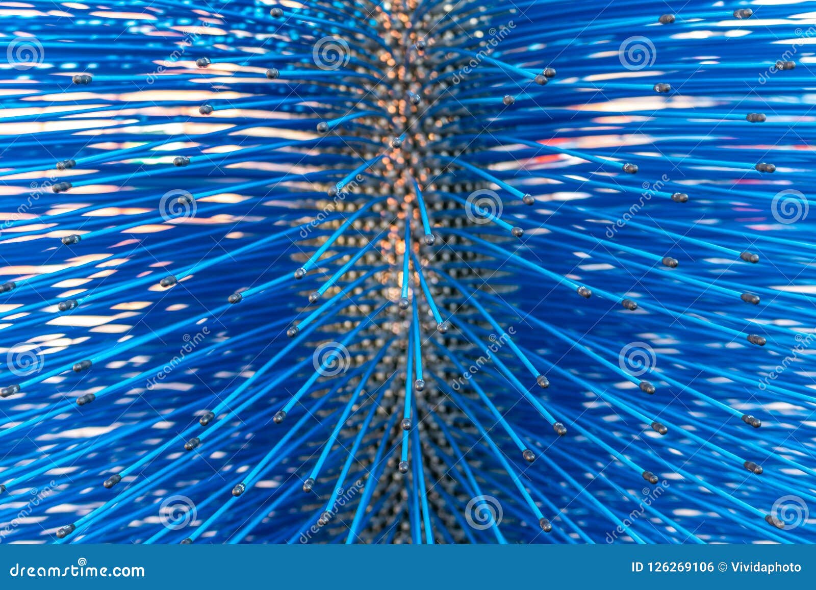 Rotative Mechanical Thinning Machine Stock Photo - Image of machine ...