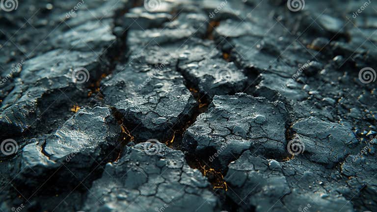 Closeup of the Rough Texture of a Bumpy Track Creating a Jarring Ride ...