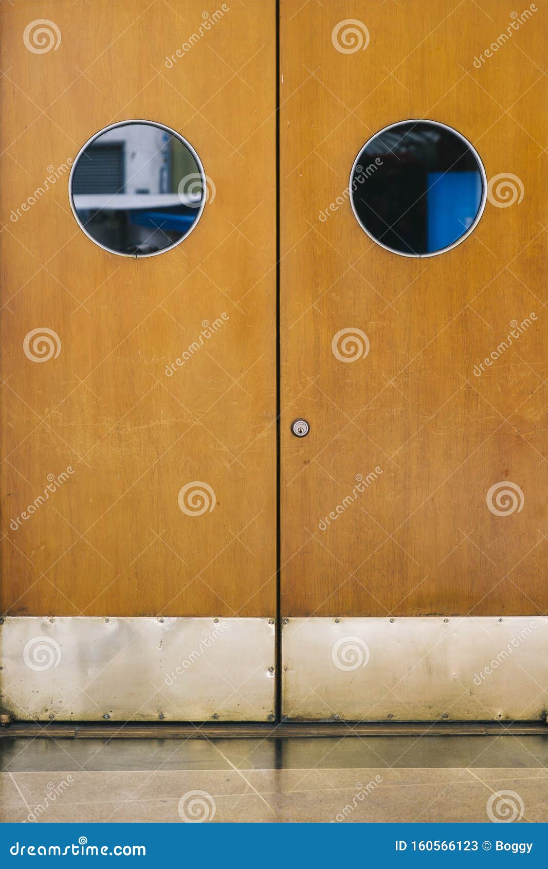 Round door windows stock image. Image of round, wood - 160566123