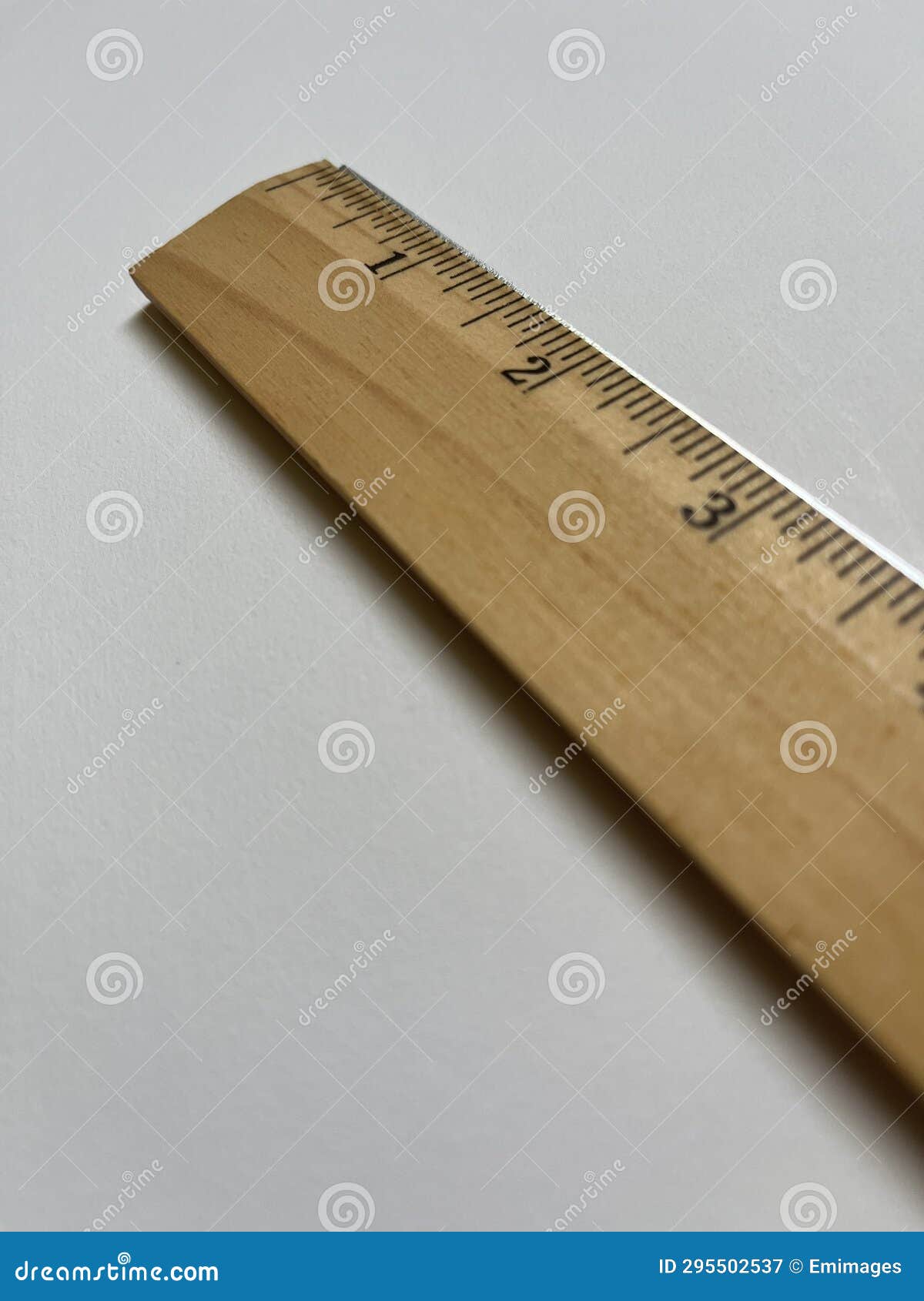 Closeup of a Ruler on White Background Stock Image - Image of measuring ...