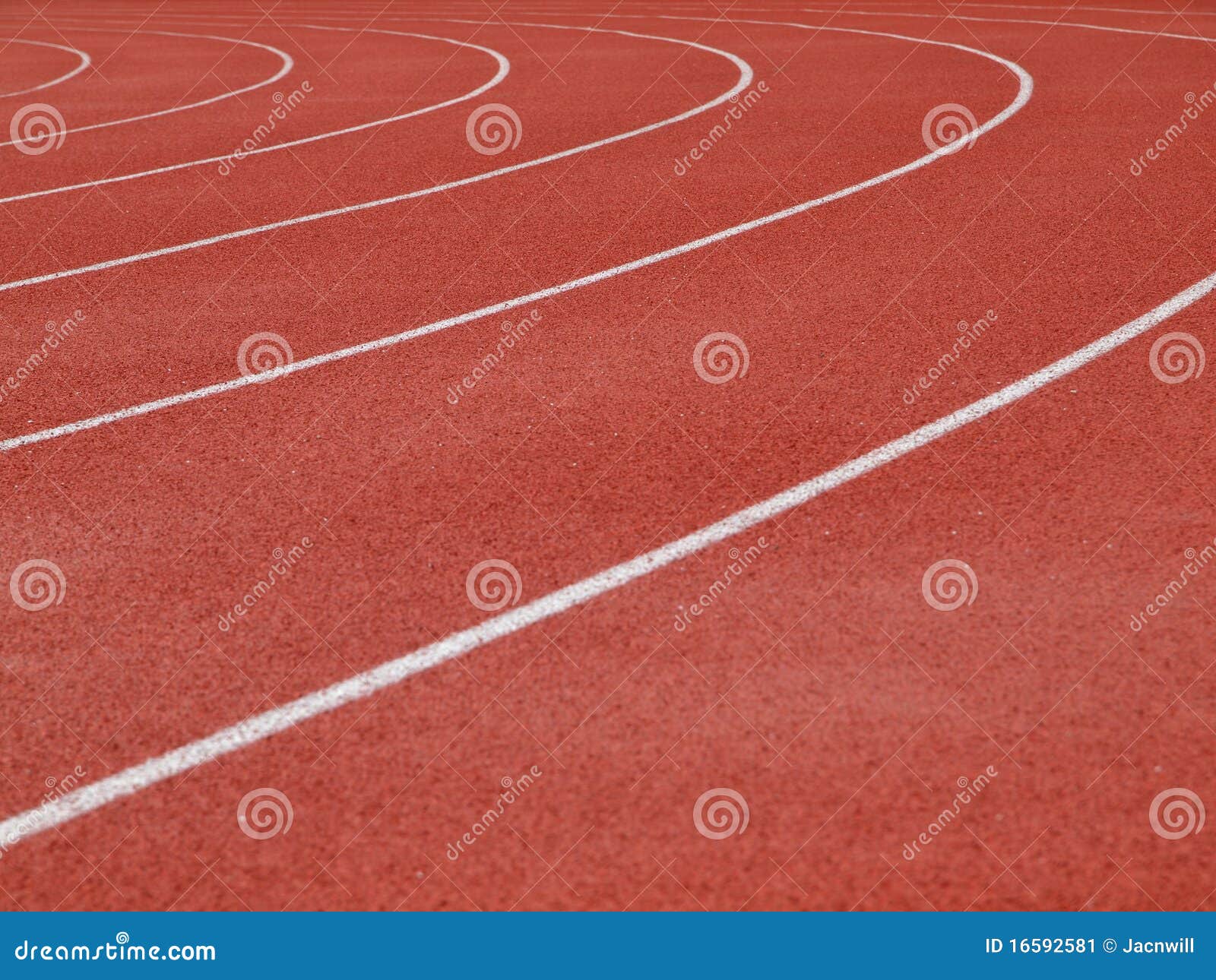 Closeup of running track stock image. Image of white - 16592581