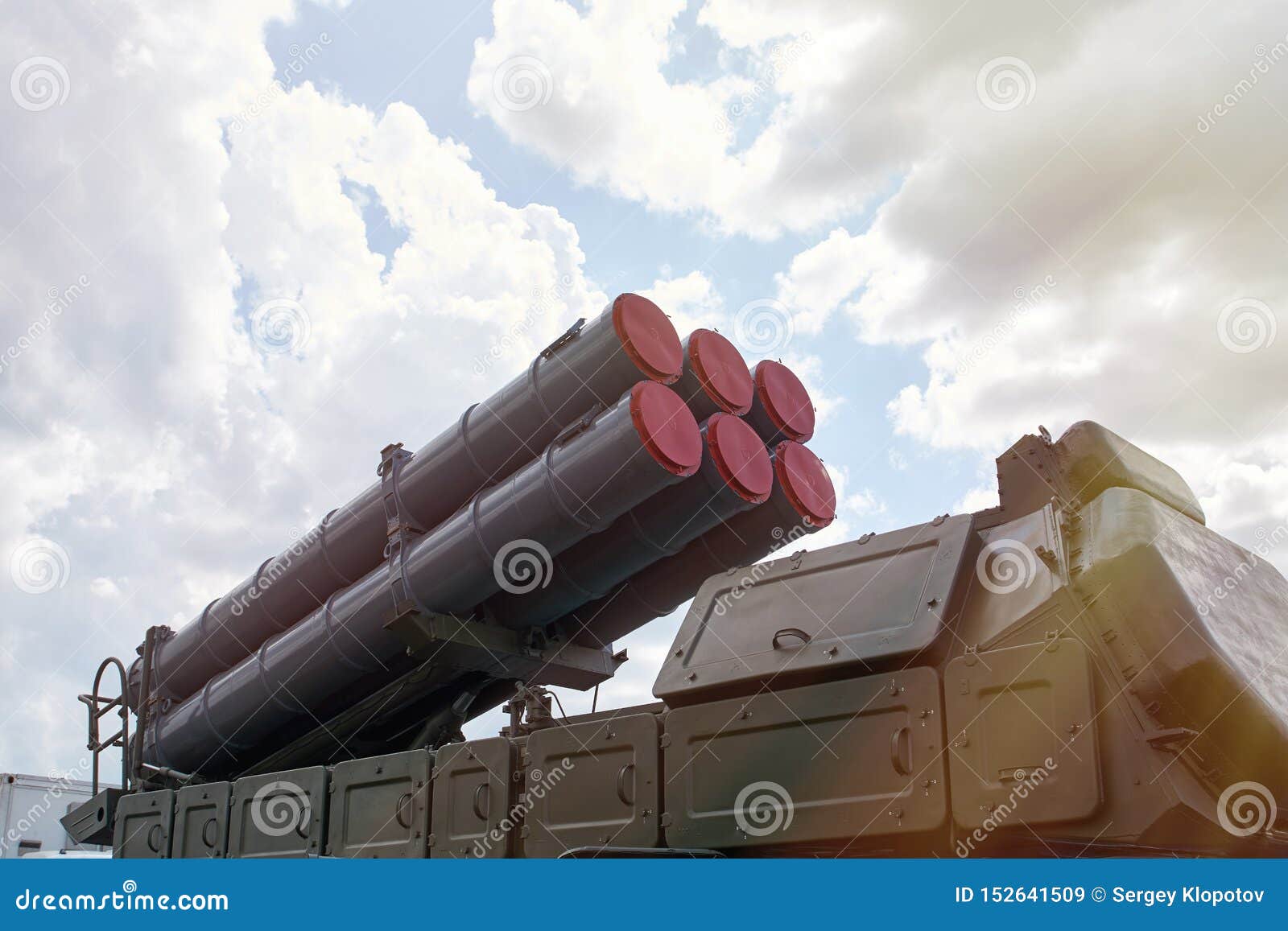 A Closeup of a Russian Self-propelled Rocket Complex Stock Image ...