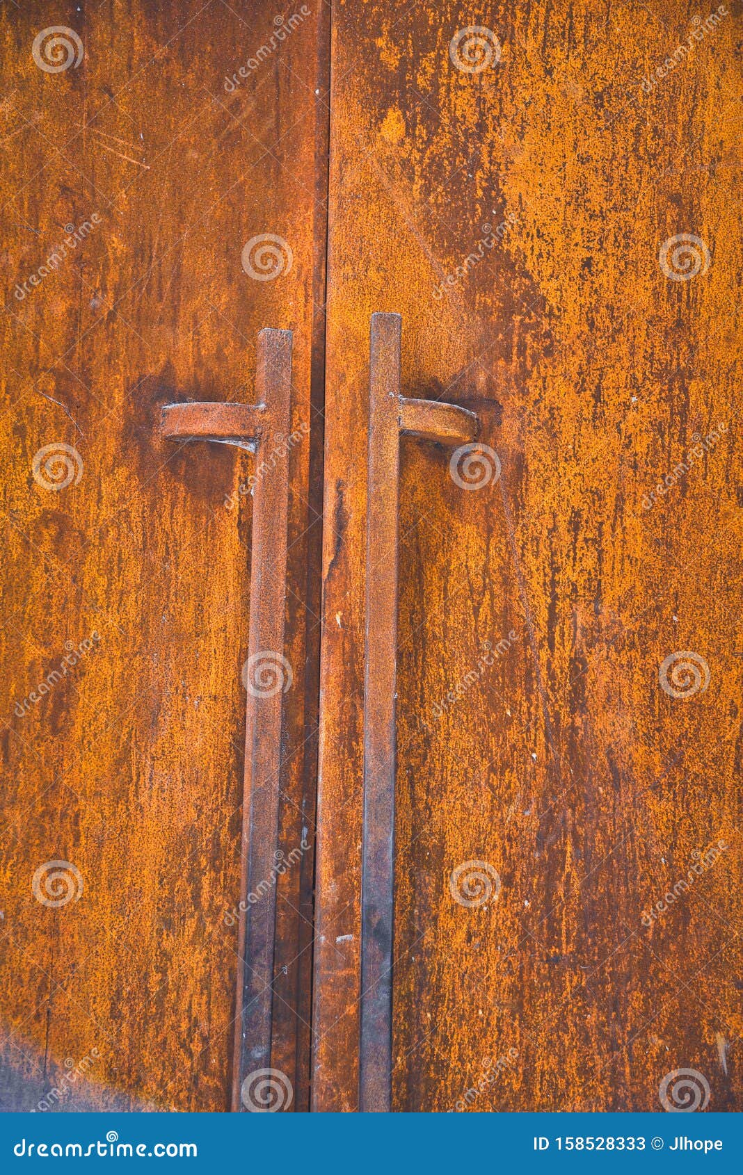 Closeup of a Rusty Metal Gate Background Stock Image - Image of metal ...