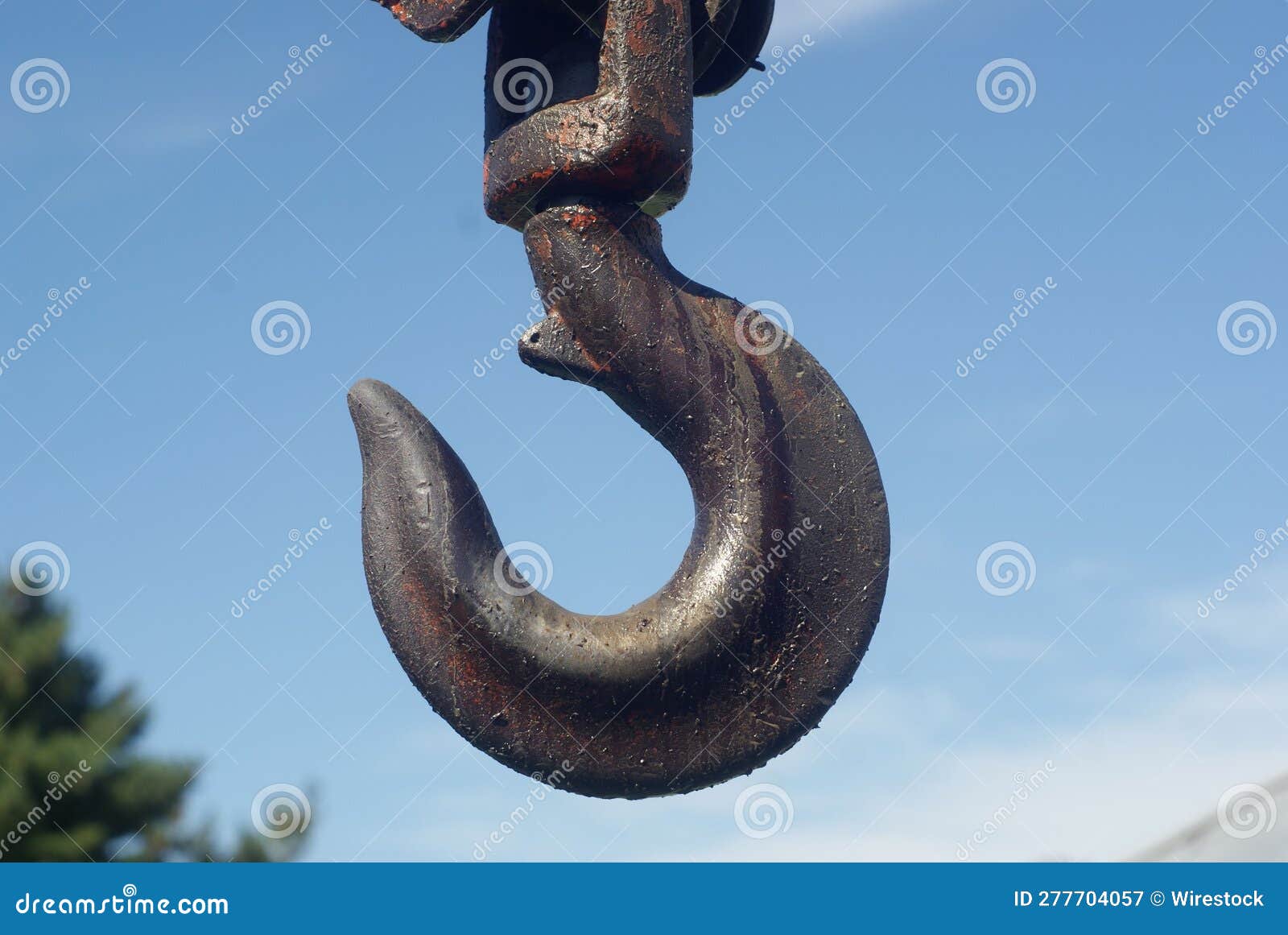 Closeup of a Rusty Metal Hook Stock Image - Image of outdoor, hook ...