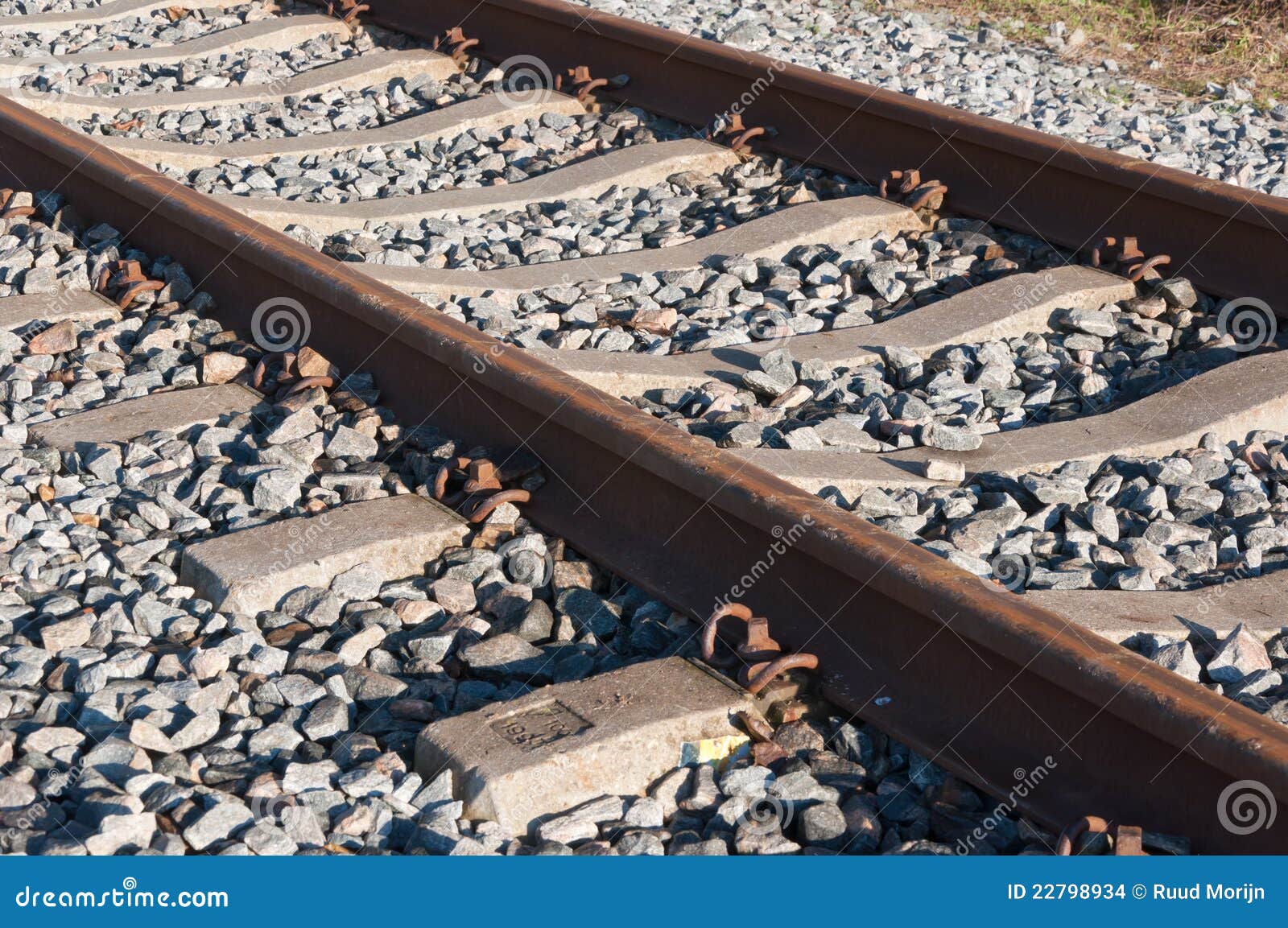 Cut Rusty Rails. Stock Of Steel Rails At Old Closed Railway Station ...
