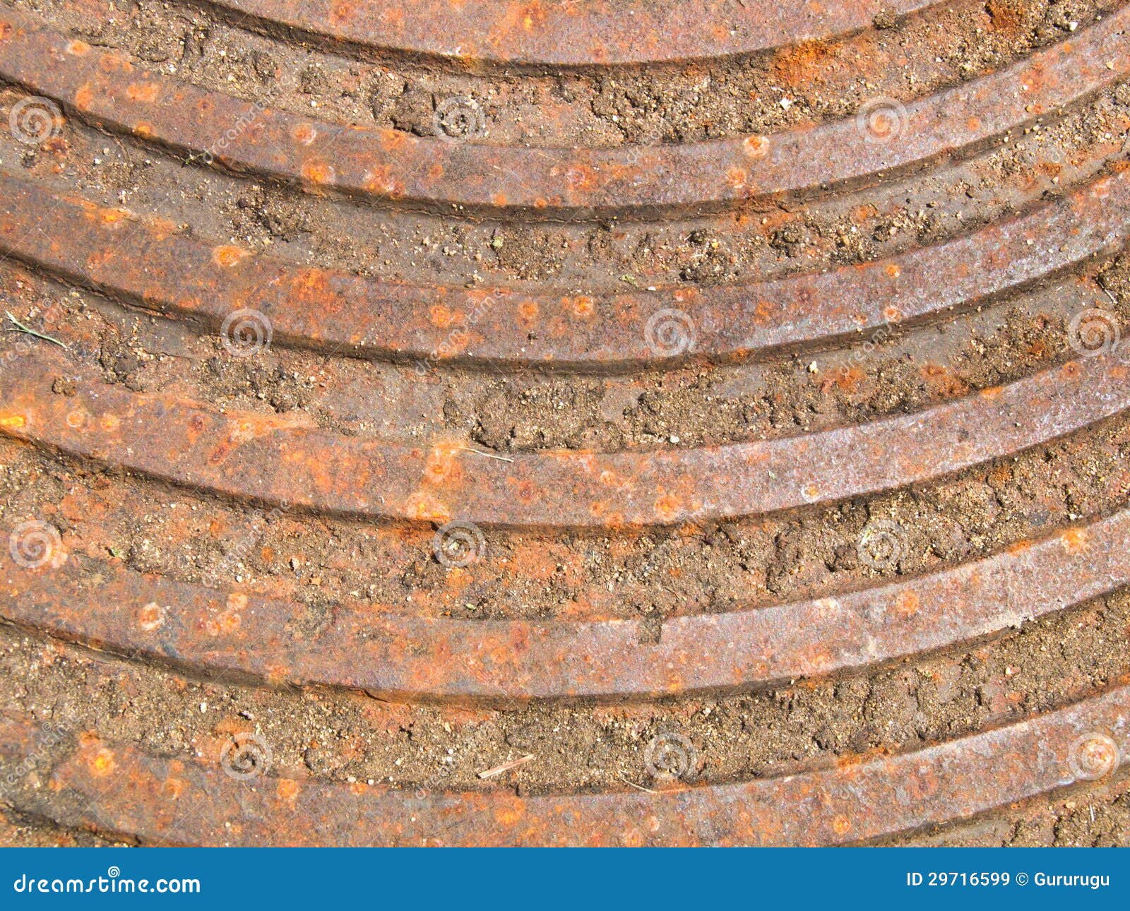 Rusty steel manhole cover stock image. Image of color - 29716599