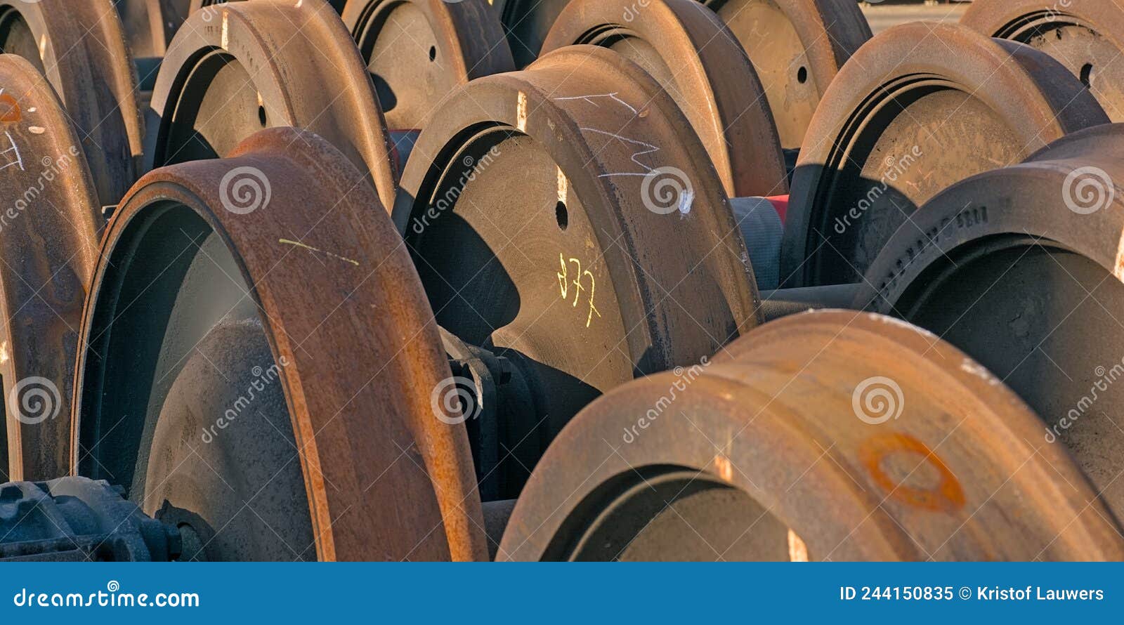 Closeup of Rusty Train Wheels Editorial Image - Image of repair ...