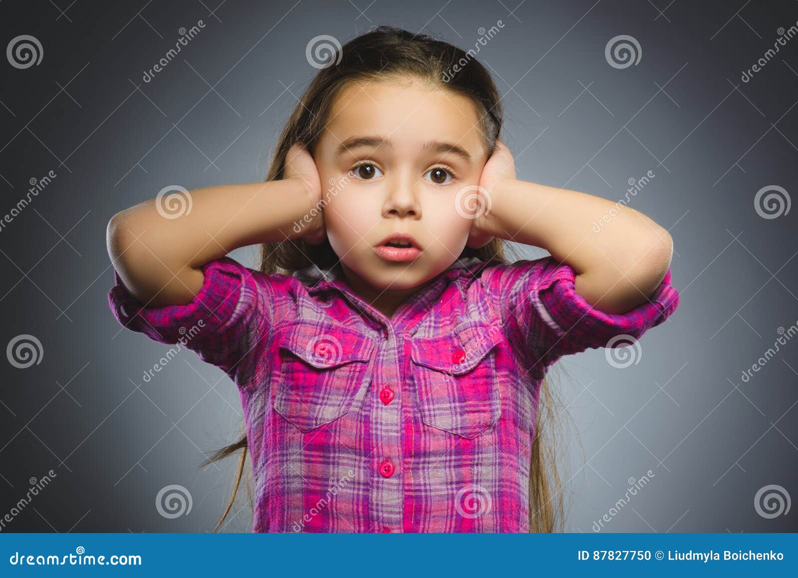 Closeup Sad Girl with Worried Stressed Face Expression Stock Photo ...