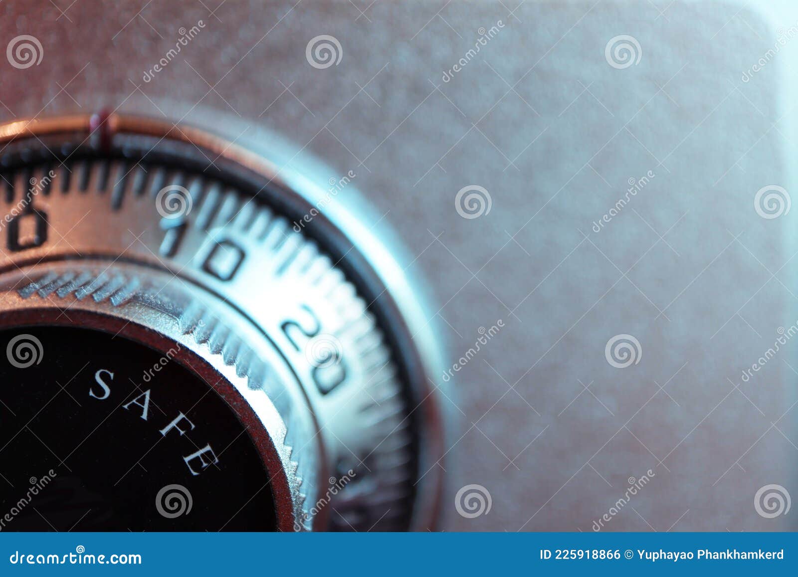 Closeup of a Safe and the Combination Dialer. Stock Photo - Image of ...