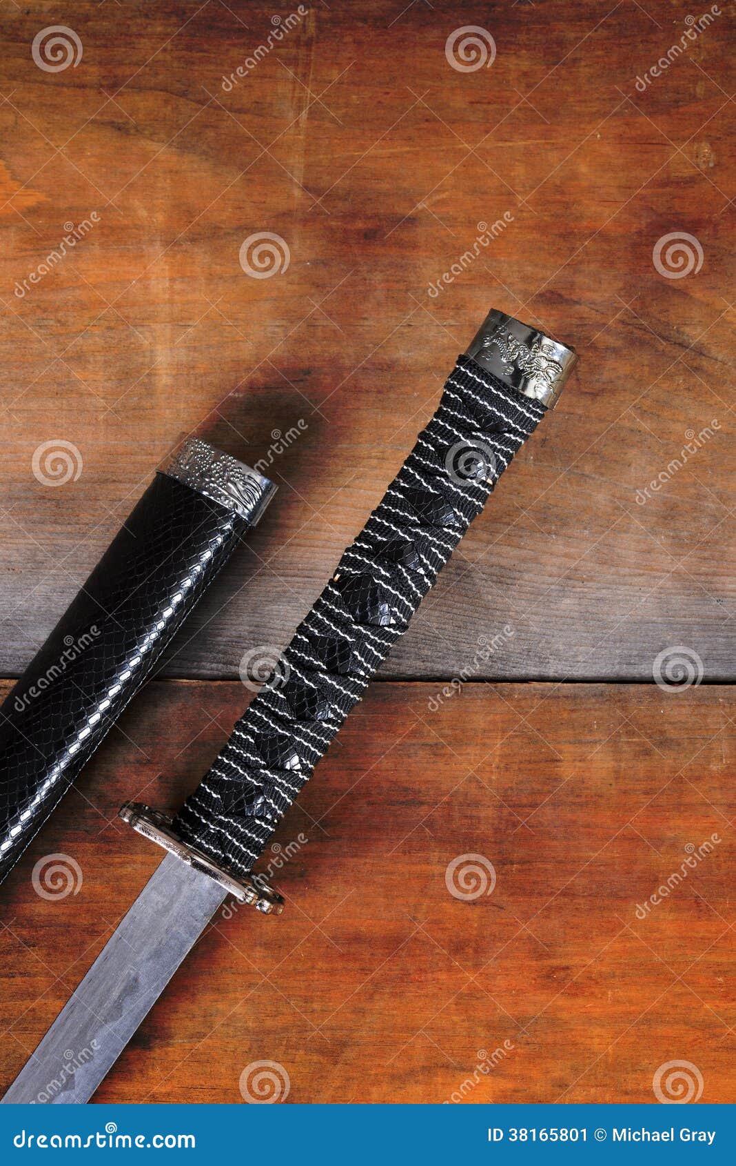 Closeup of samurai sword stock image. Image of sheath - 38165801
