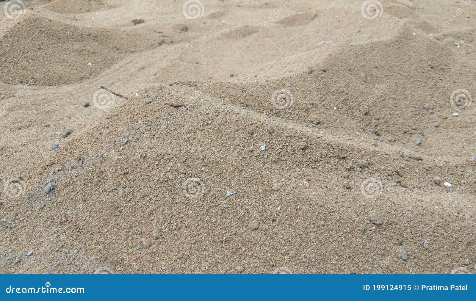 Closeup of Sand in Construction Site, Macro Shots Stock Image - Image ...