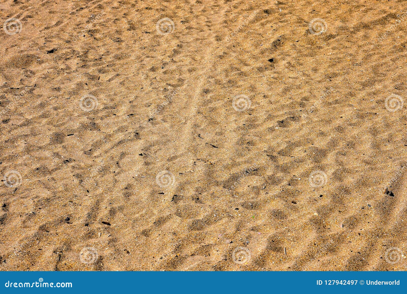 Closeup Sand Pattern of a Beach in the Summer Stock Image - Image of ...