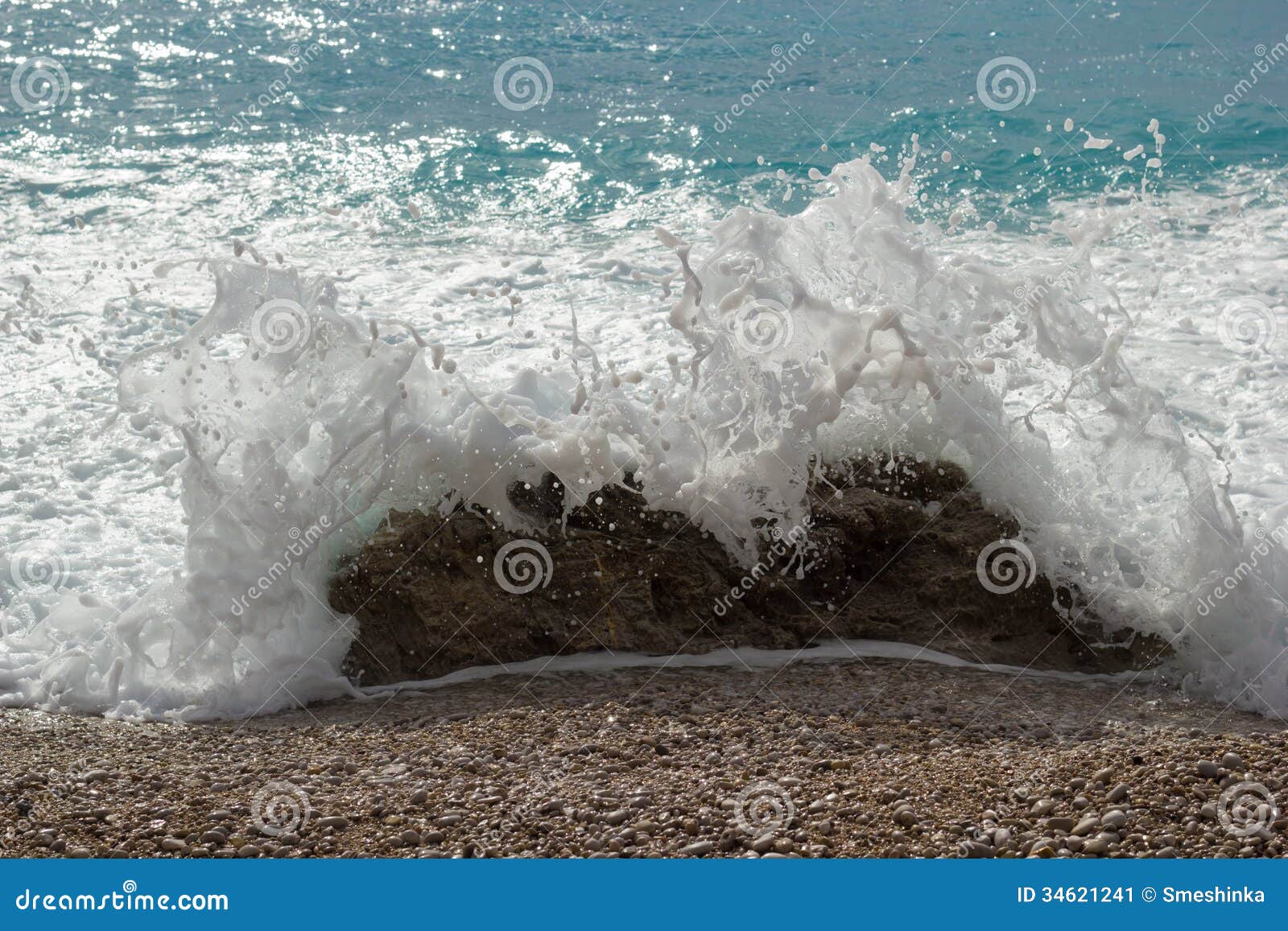 Closeup of a sea splash stock image. Image of azure, closeup - 34621241