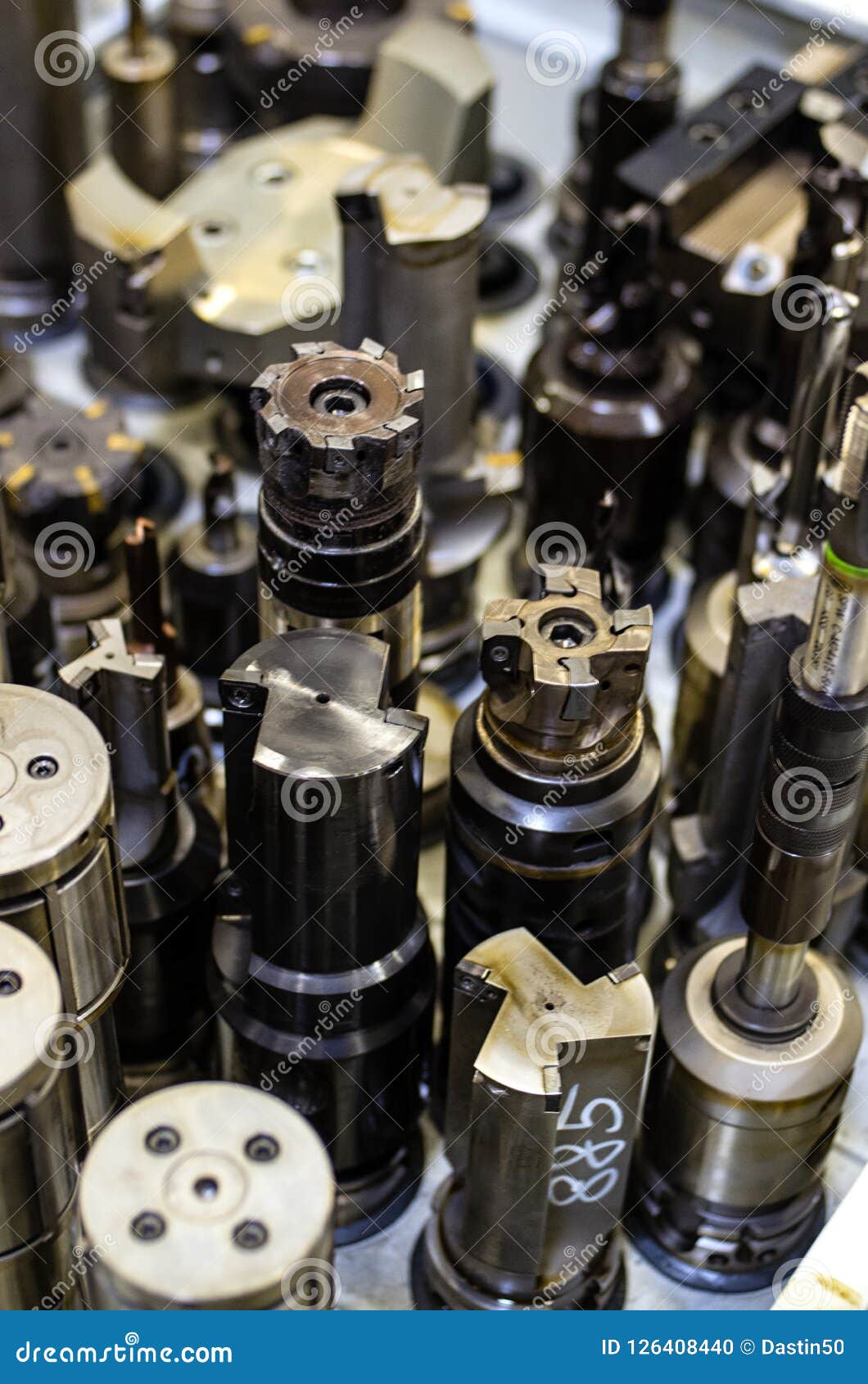 Milling (Machining) Tools stock photo. Image of construction - 126408440