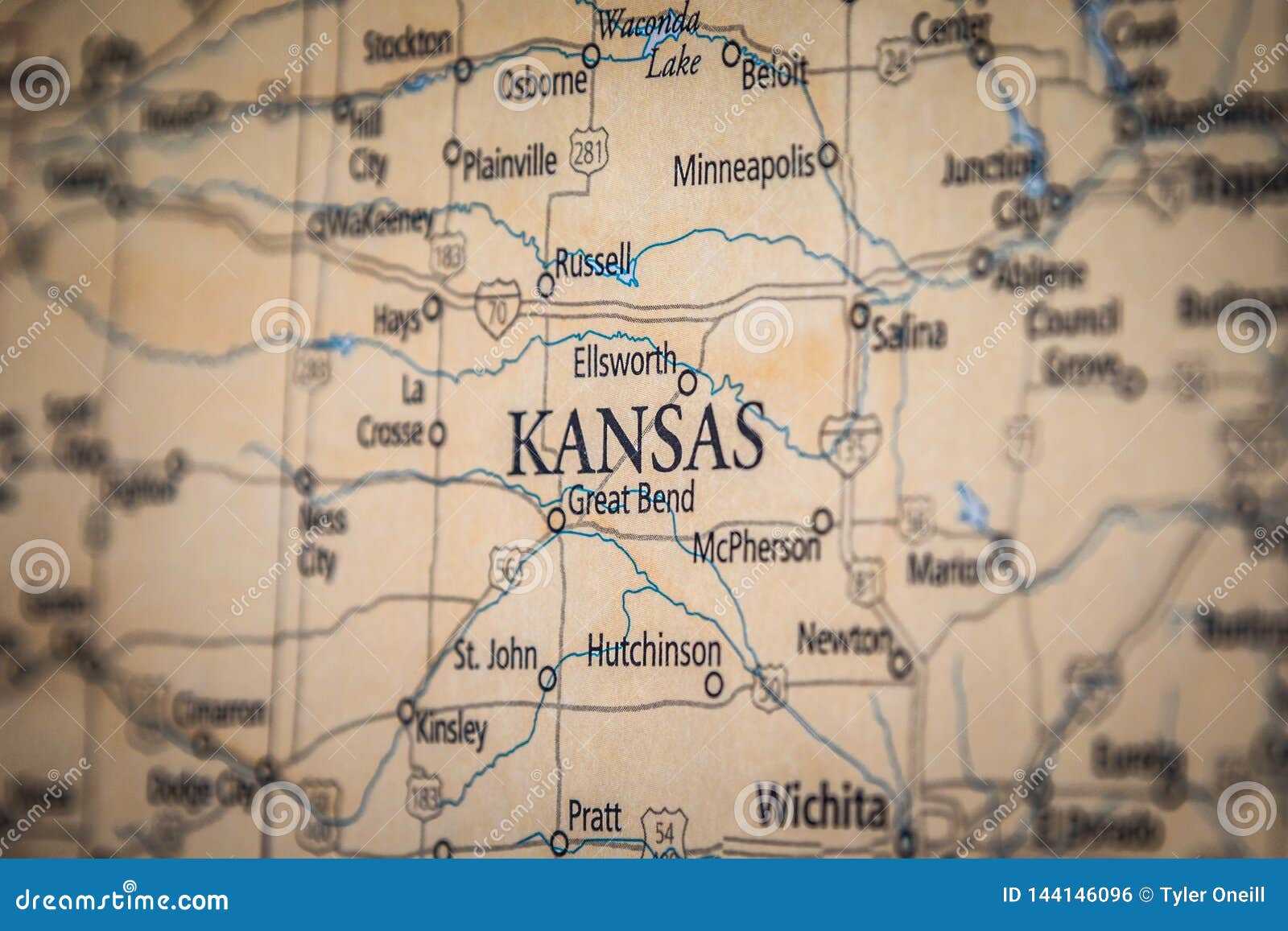 Selective Focus of KAnsas State on a Geographical and Political State ... Selective Focus of KAnsas State on a Geographical and Political State ...