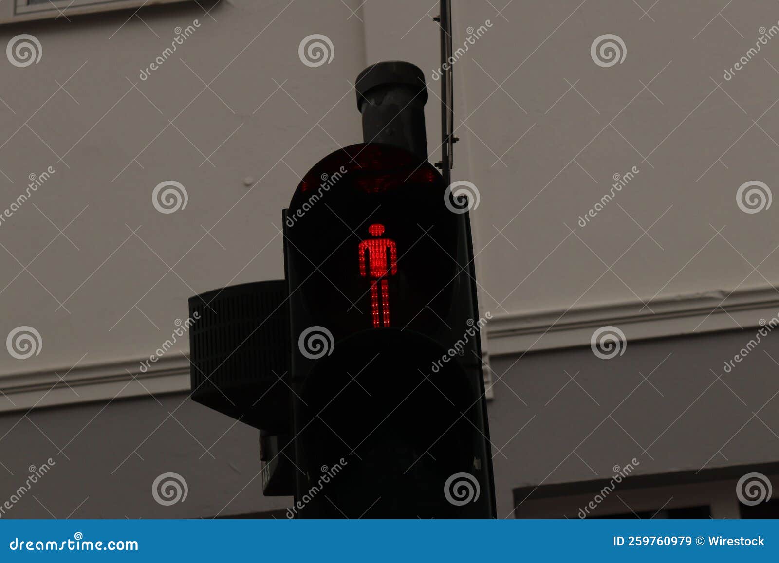 Closeup of a Semaphore with Red Light Stock Image - Image of semaphore ...